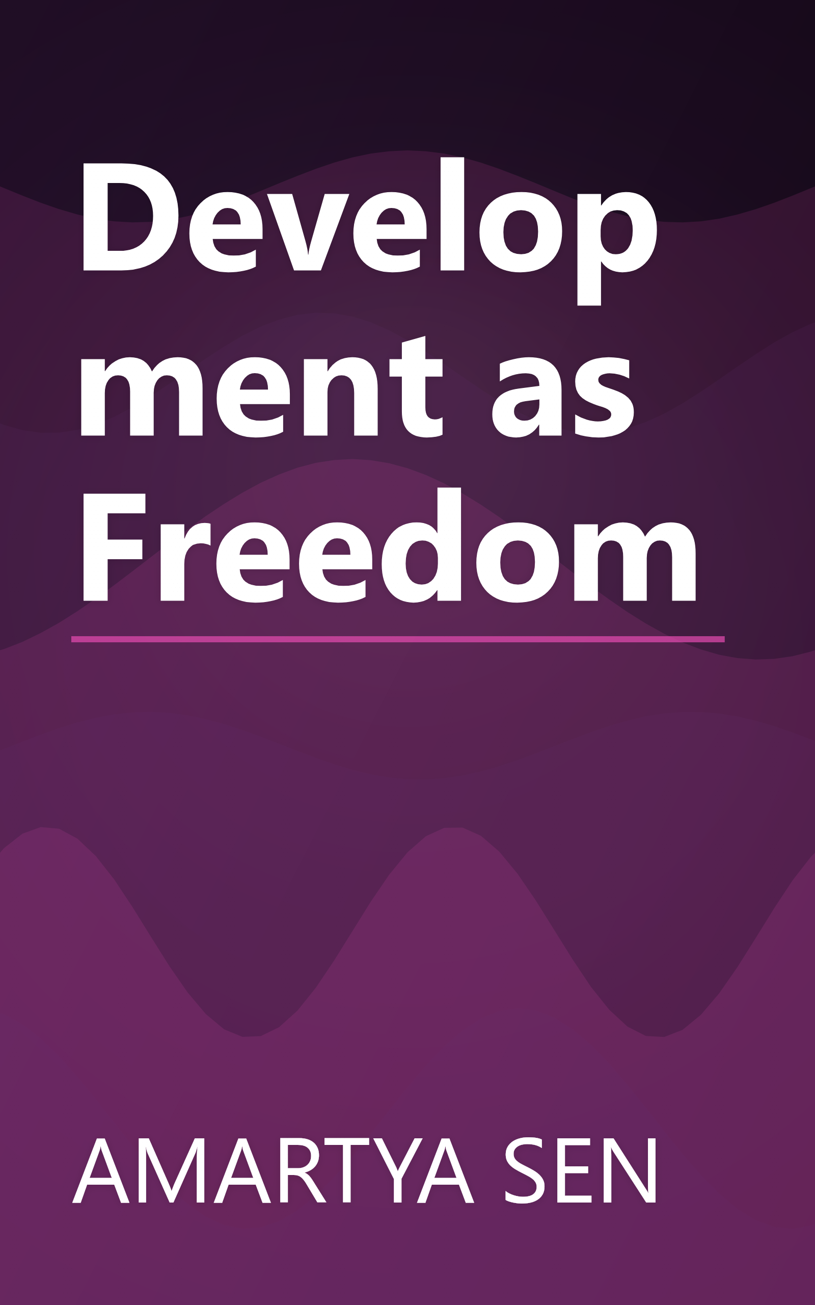 Development as Freedom book cover