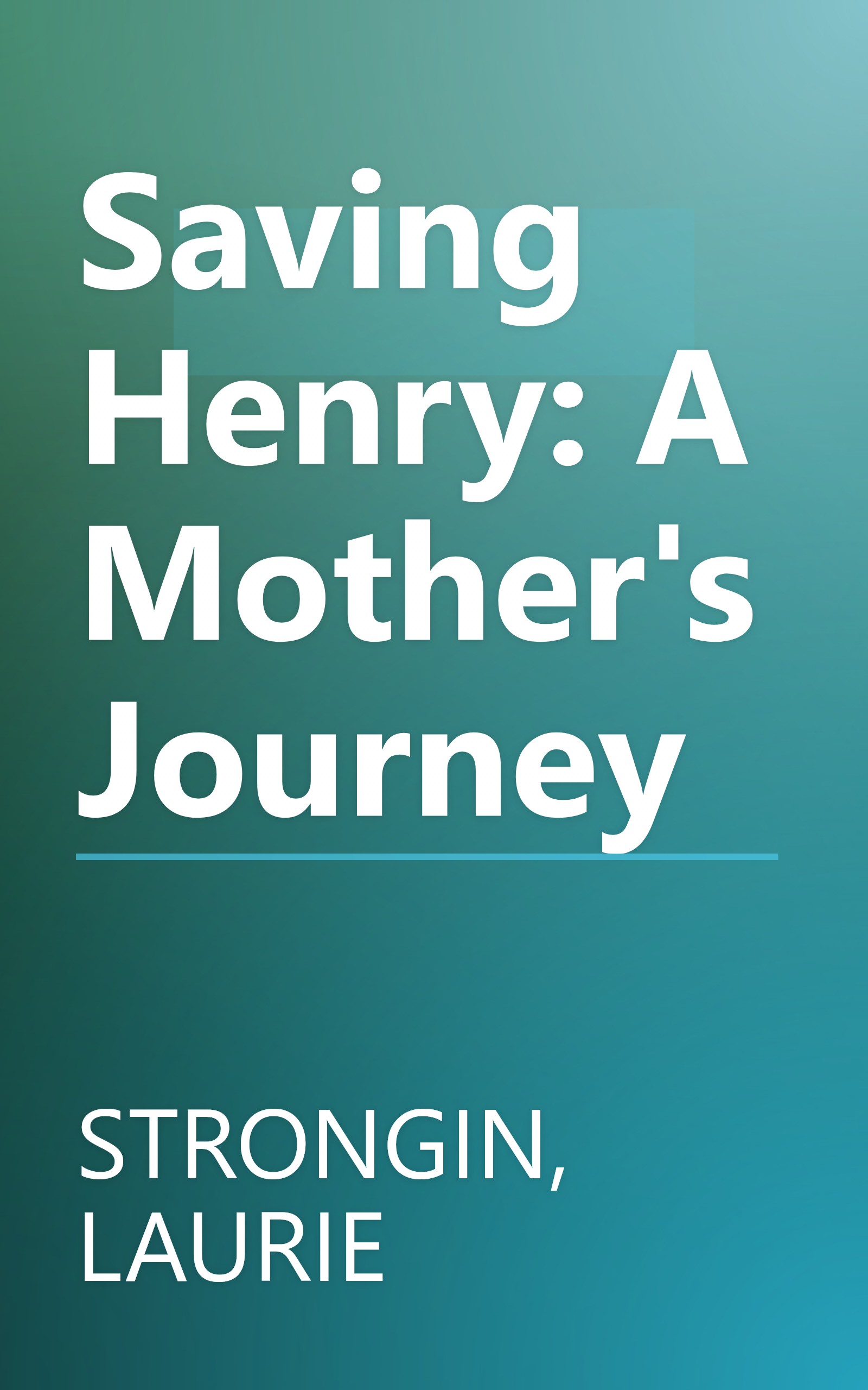 Saving Henry: A Mother's Journey book cover