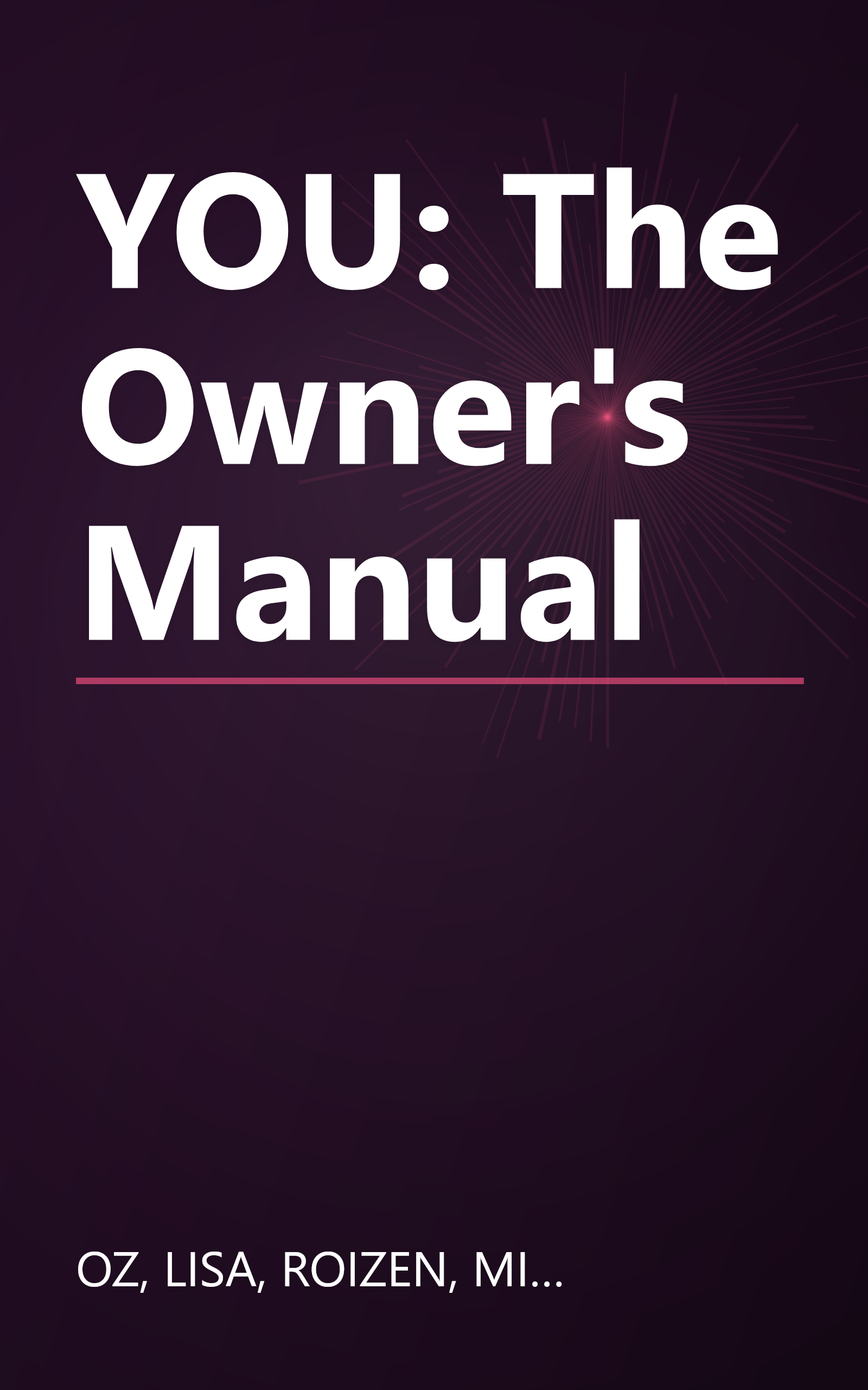 YOU: The Owner's Manual book cover