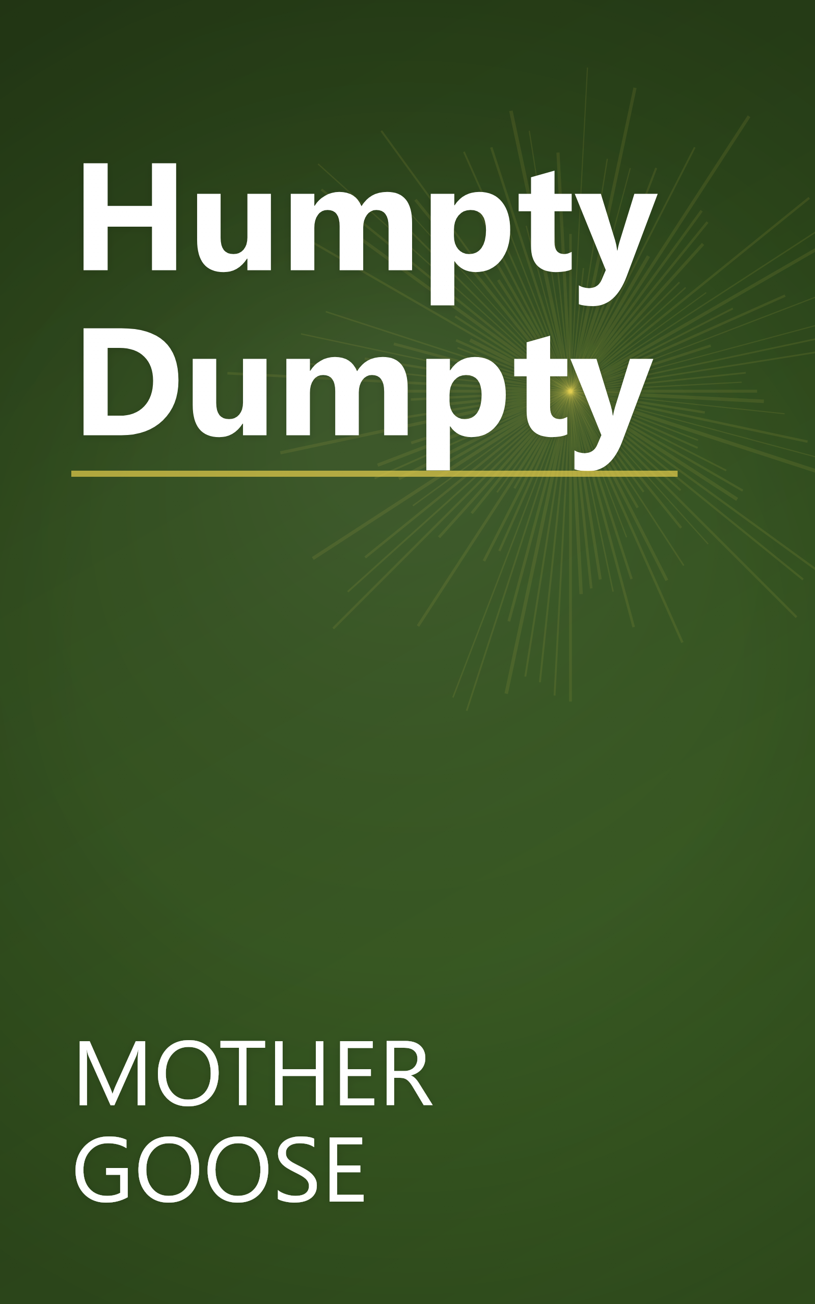 Humpty Dumpty book cover