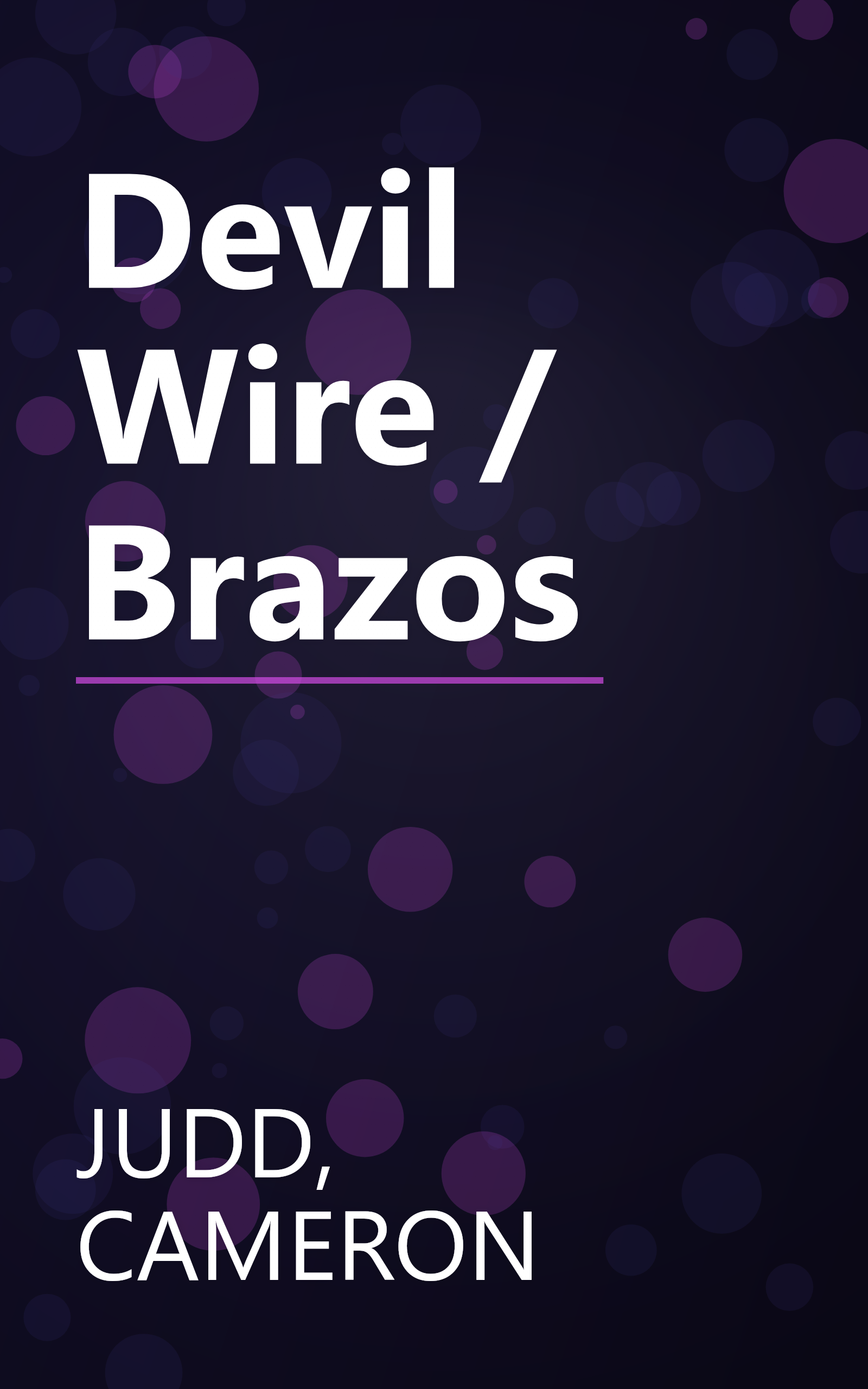 Devil Wire / Brazos book cover