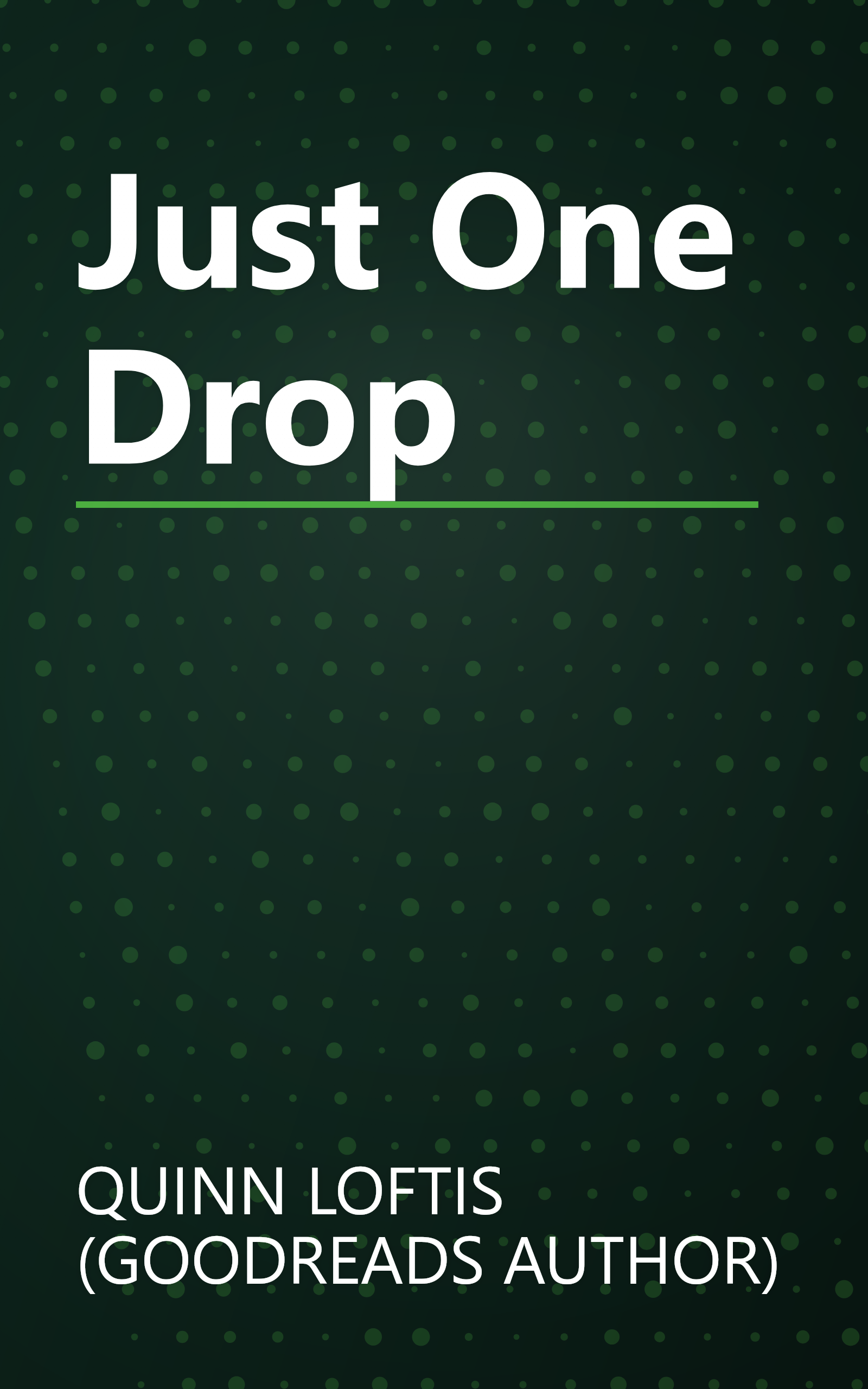 Just One Drop book cover