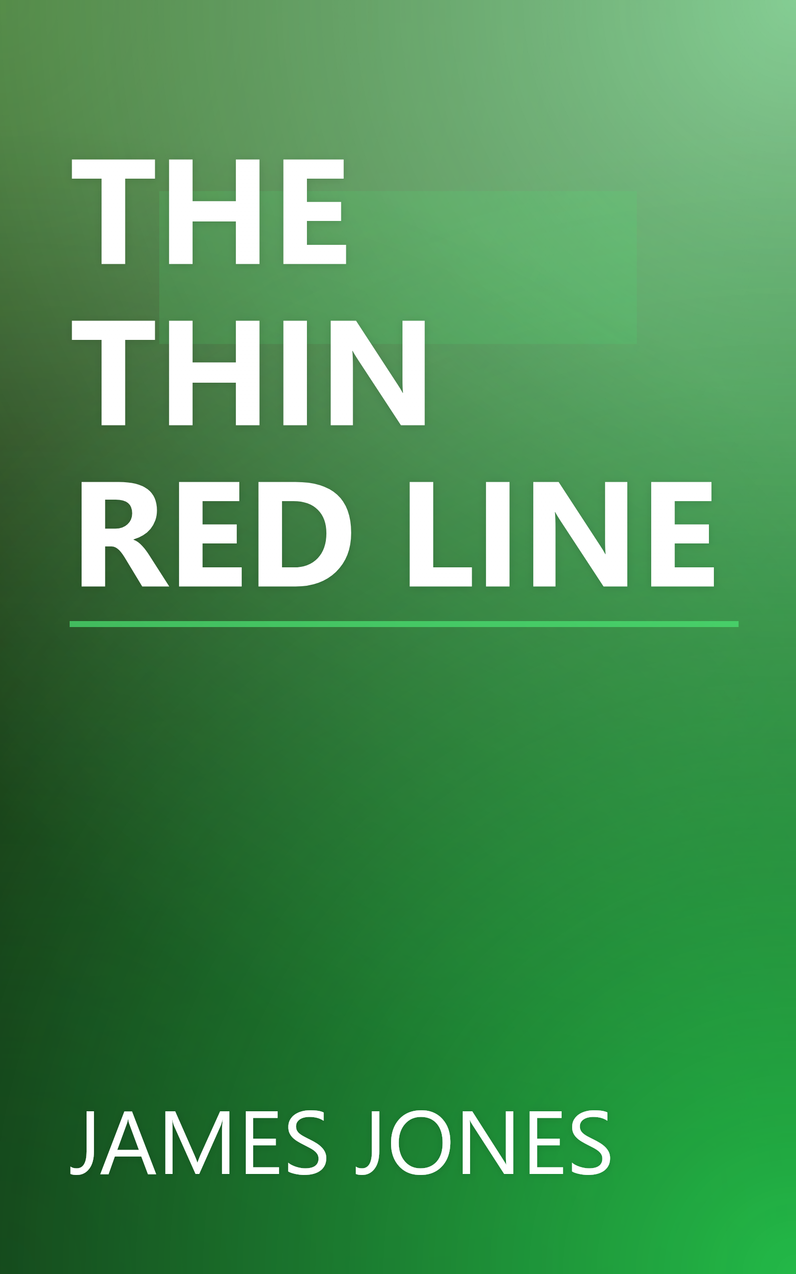 THE THIN RED LINE book cover