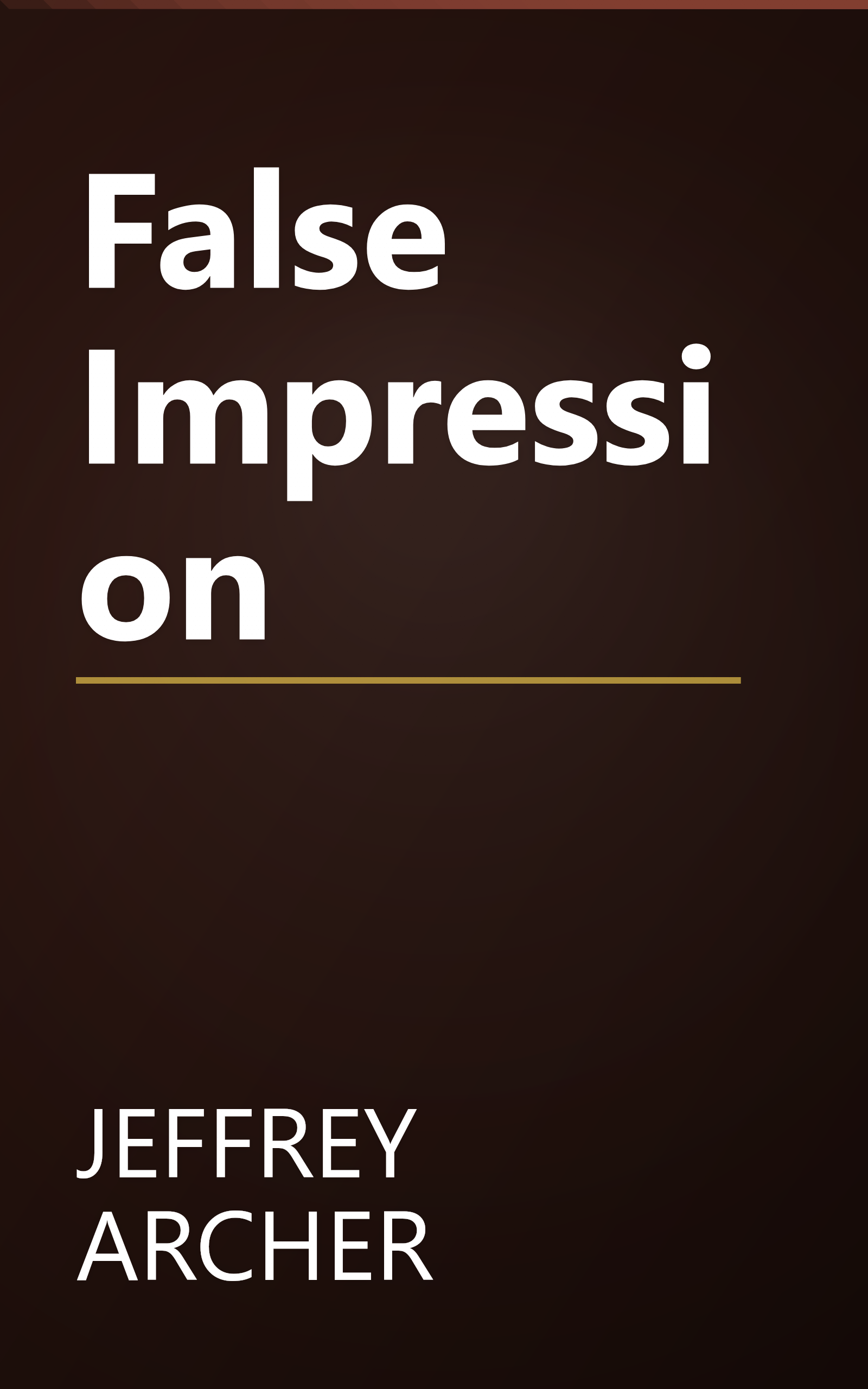 False Impression book cover