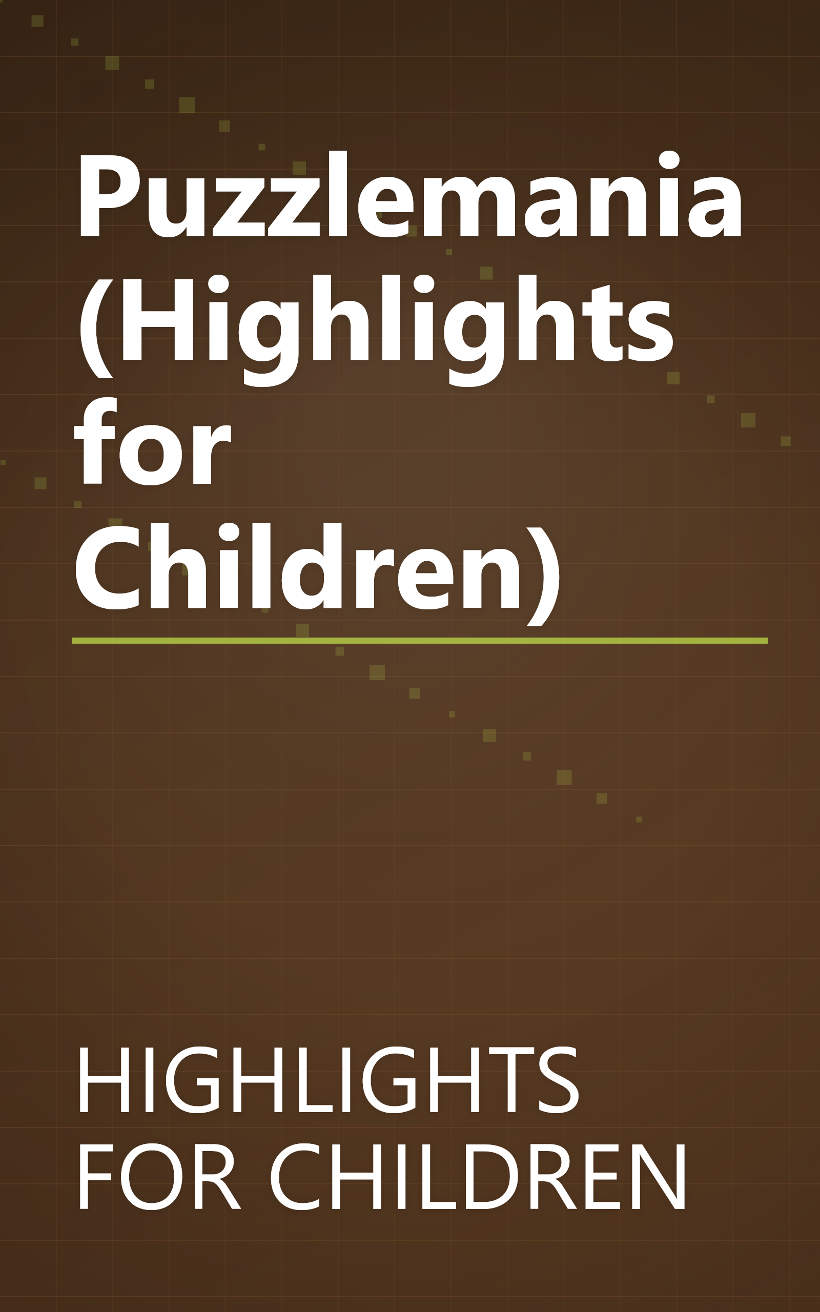 Puzzlemania (Highlights for Children) book cover