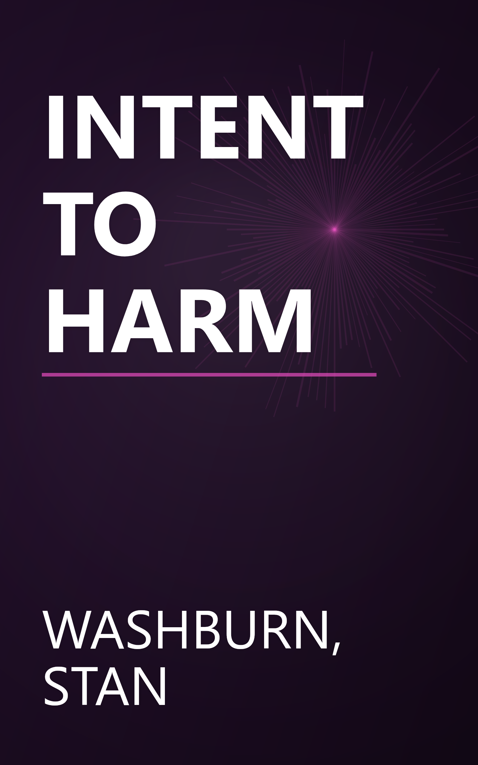 INTENT TO HARM book cover