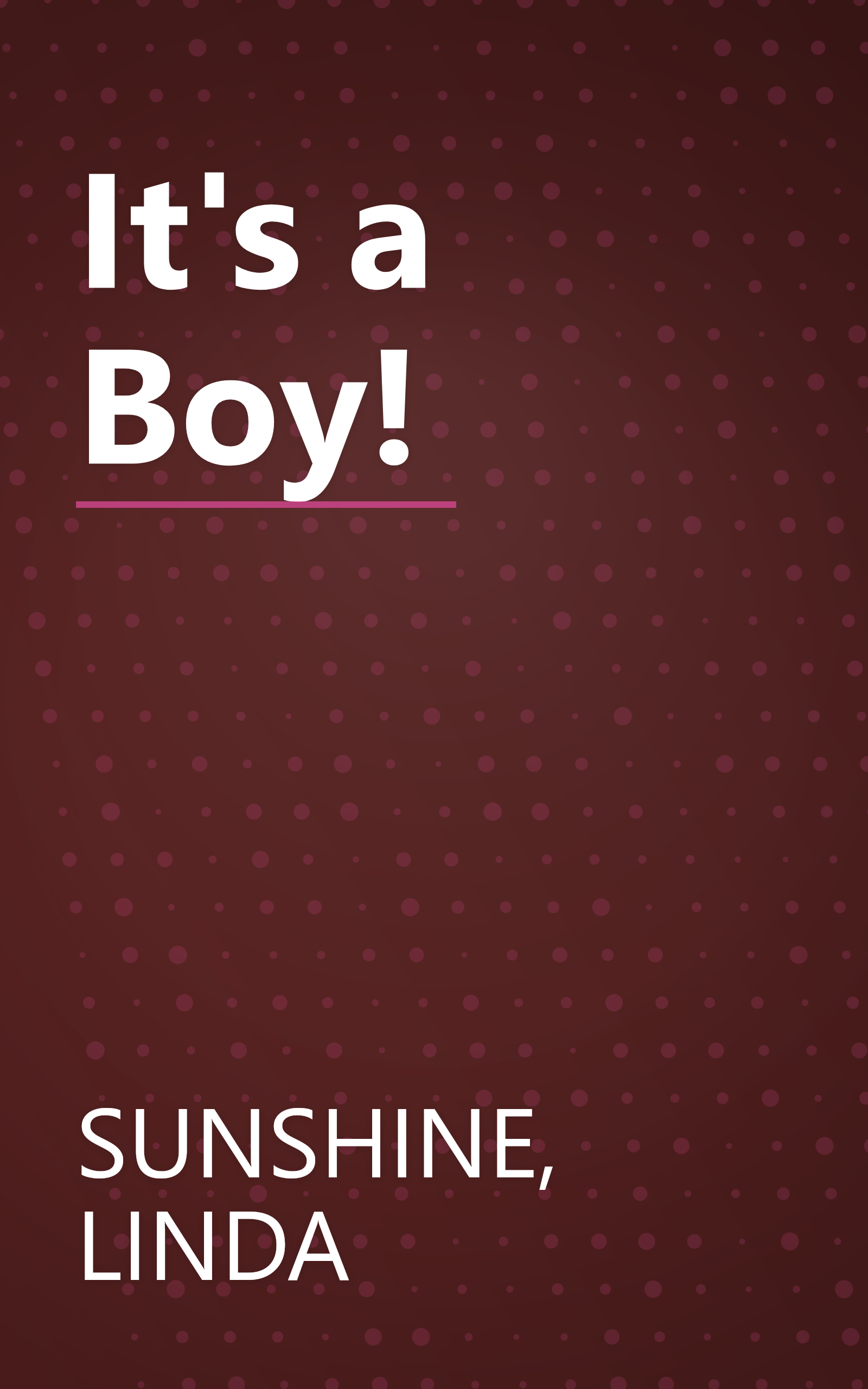 It's a Boy! book cover