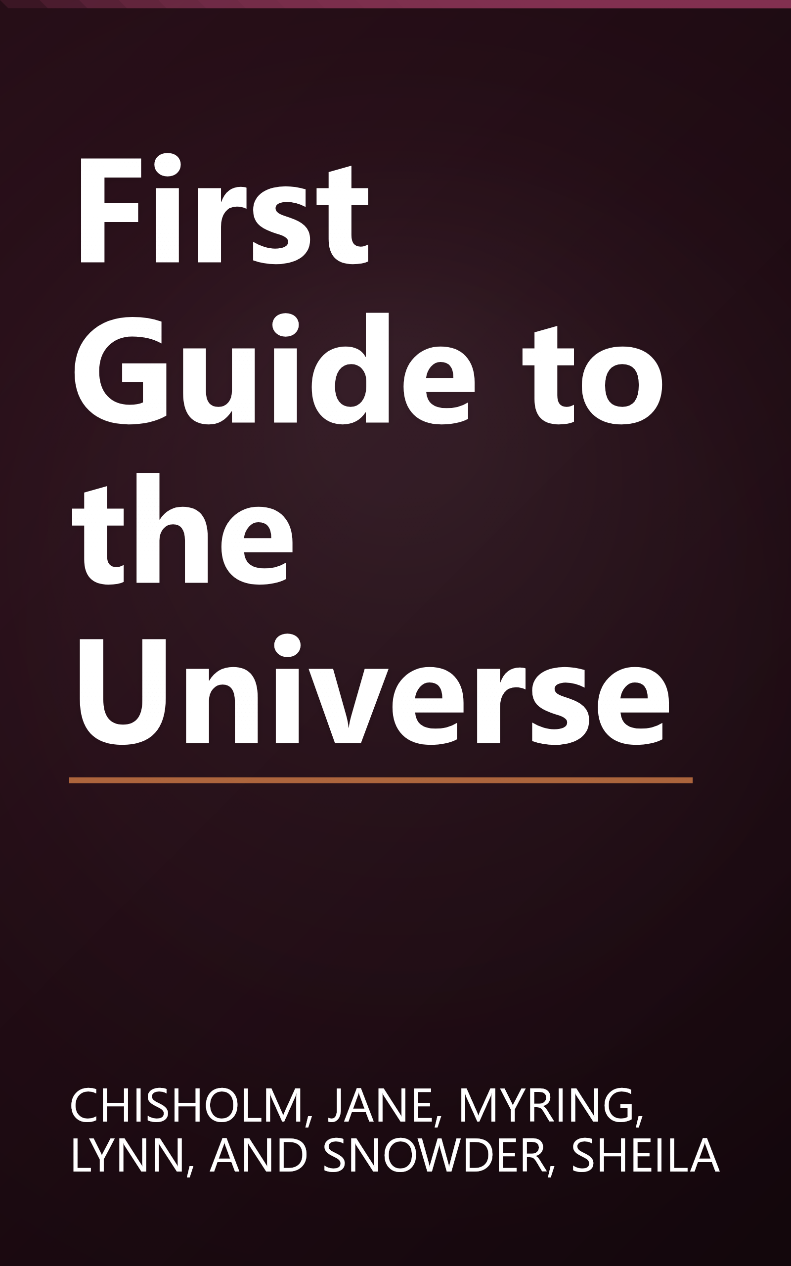 First Guide to the Universe book cover