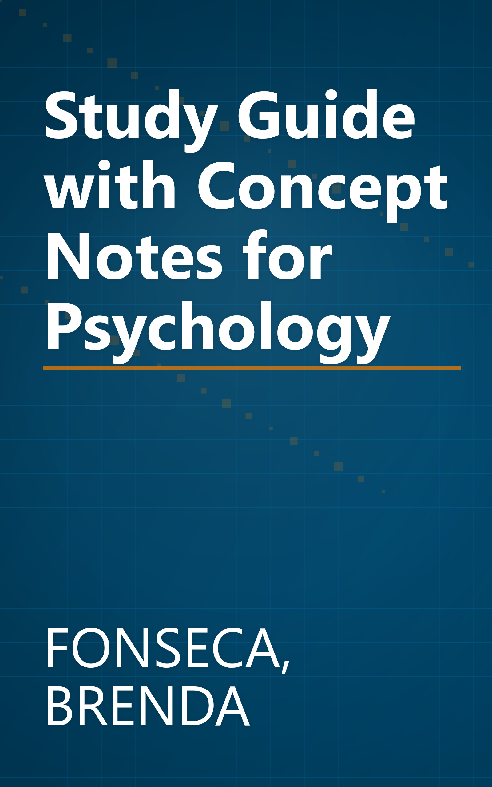 Study Guide with Concept Notes for Psychology book cover