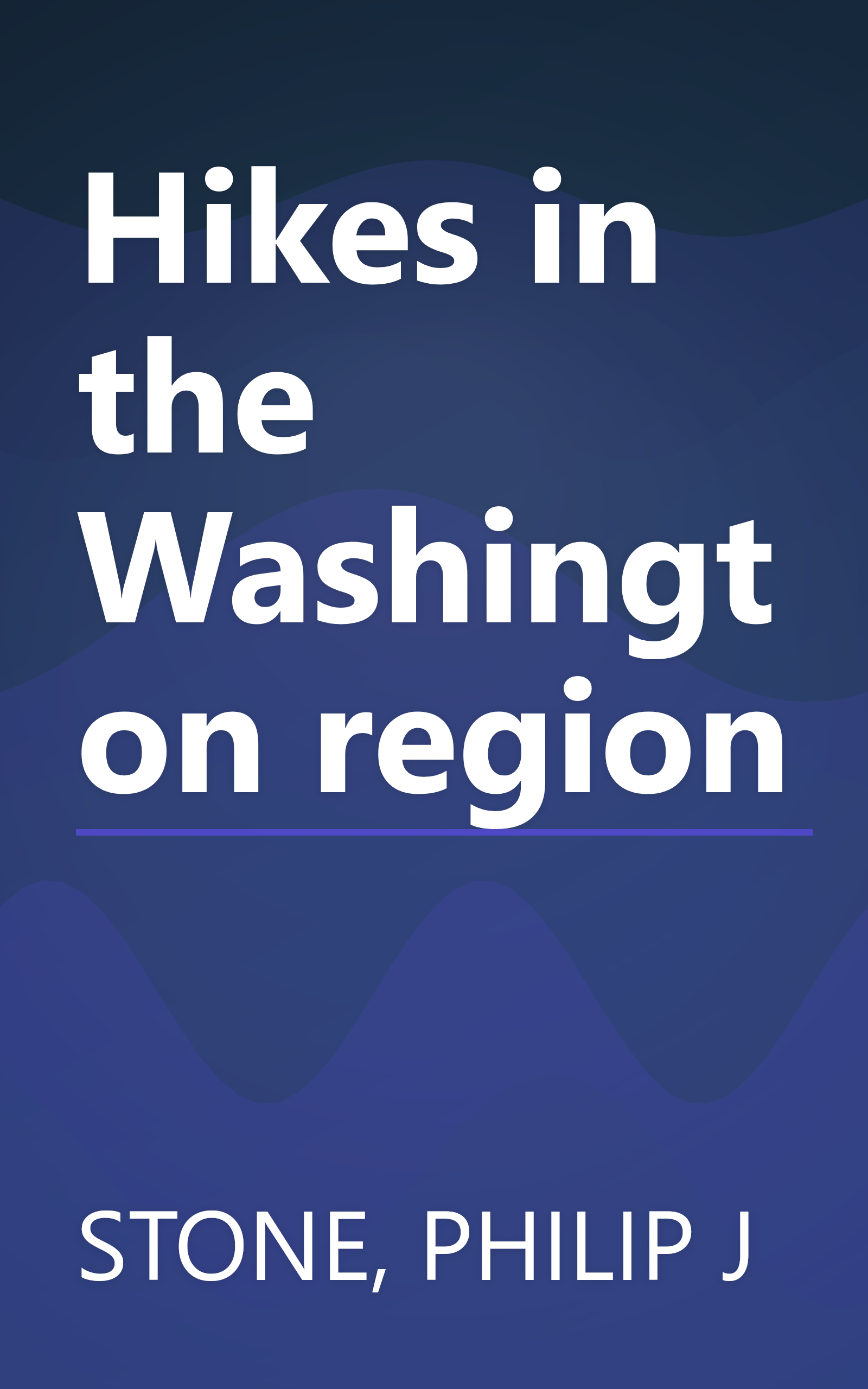 Hikes in the Washington region book cover