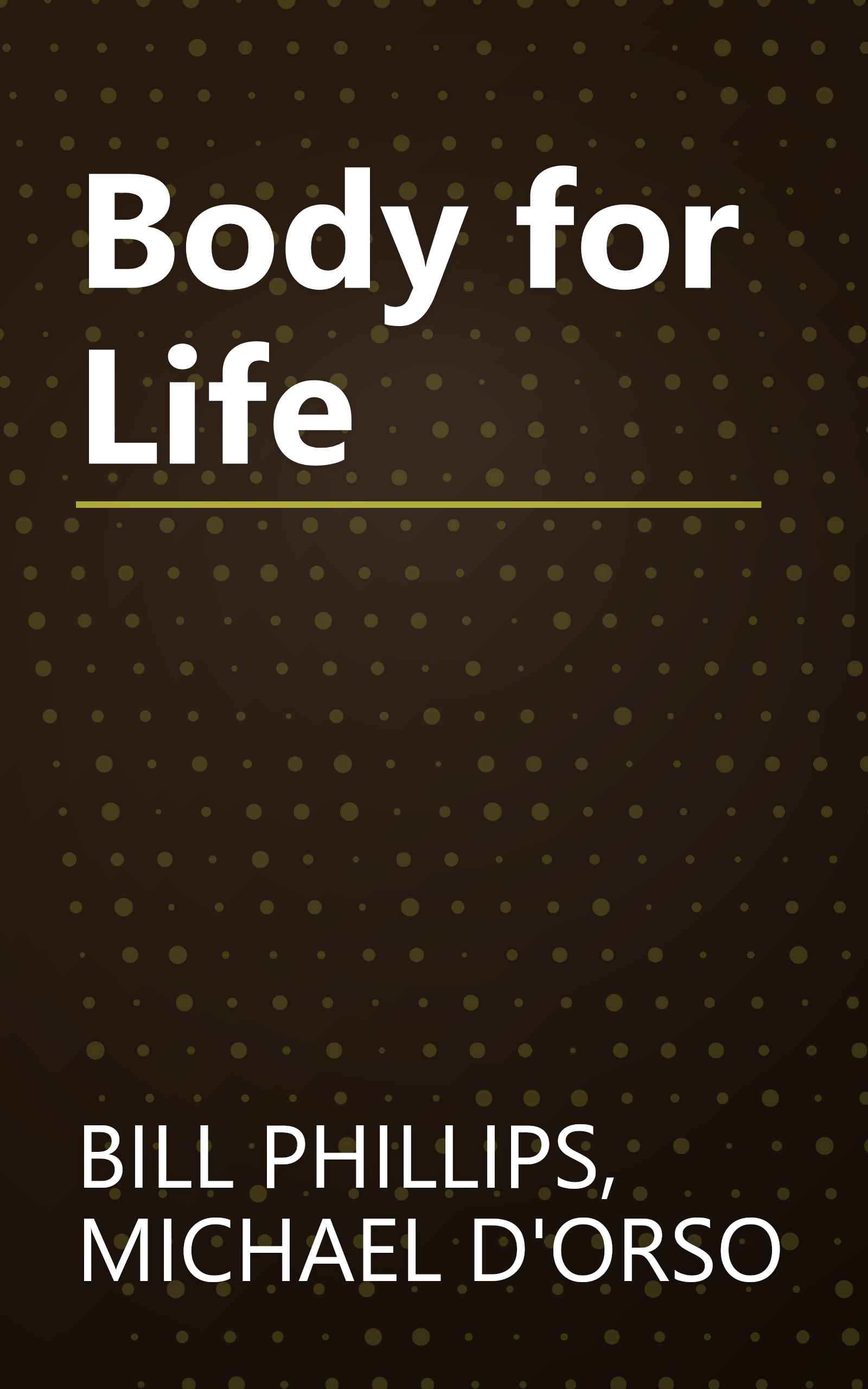 Body for Life book cover
