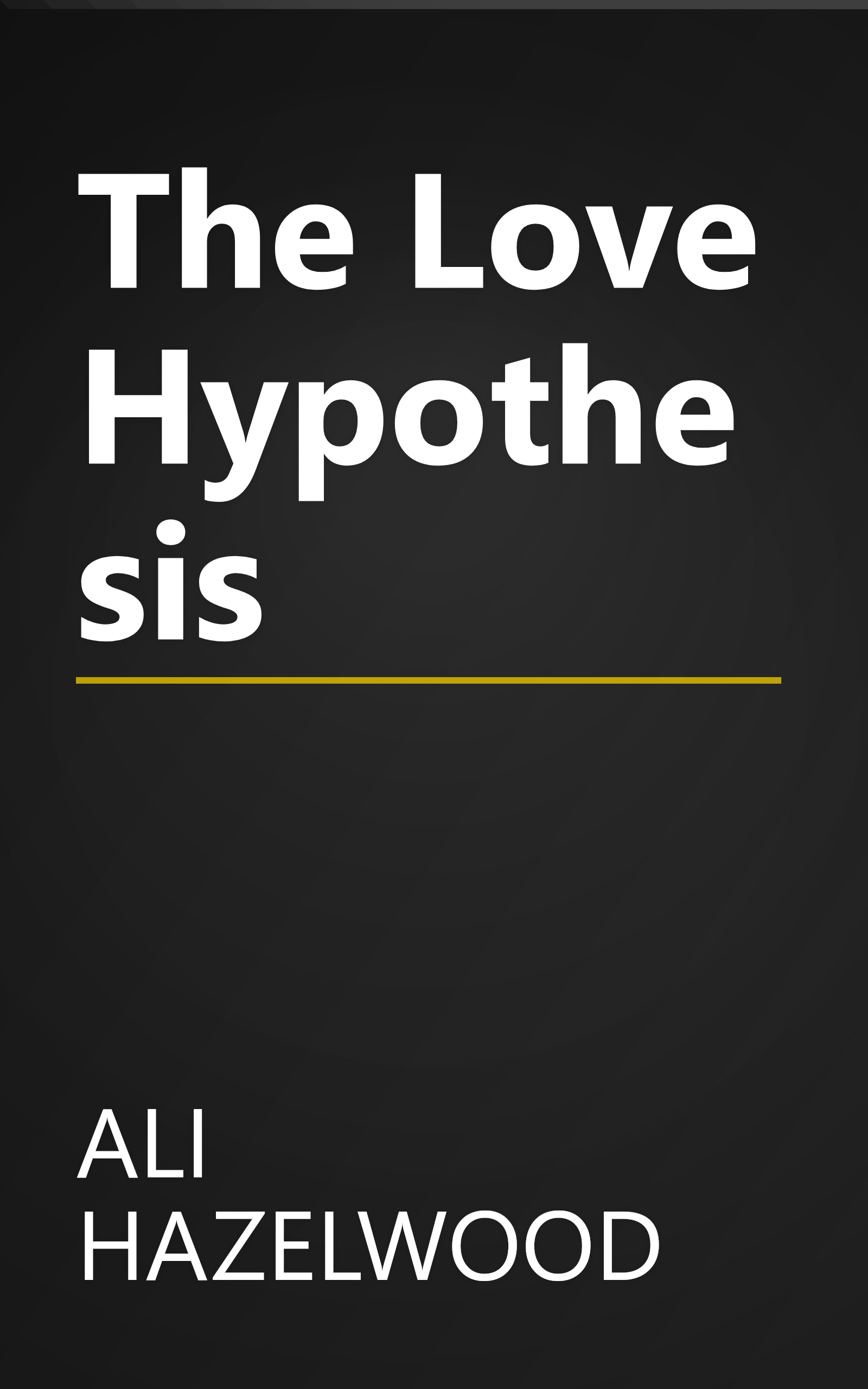 The Love Hypothesis book cover