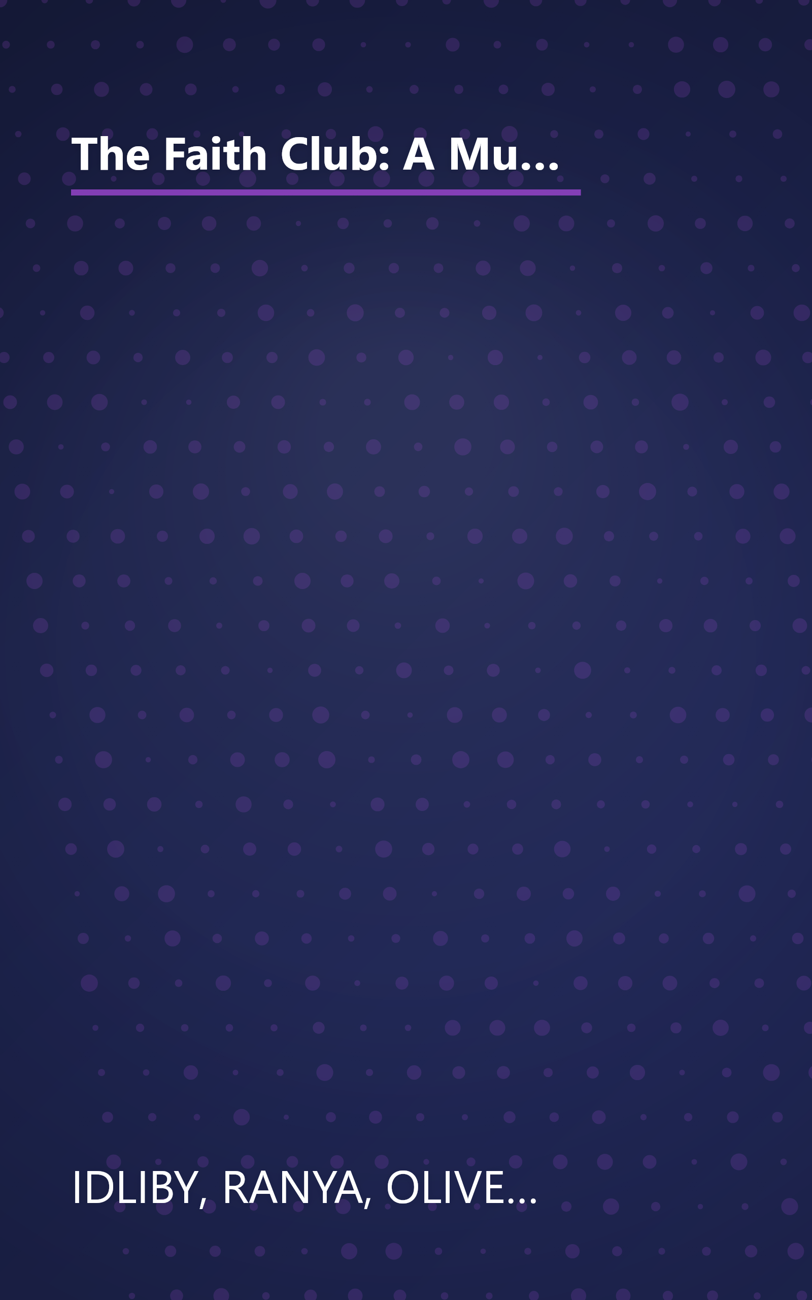 The Faith Club: A Muslim, A Christian, A Jew-- Three Women Search for Understanding (English, Arabic and Hebrew Edition) book cover