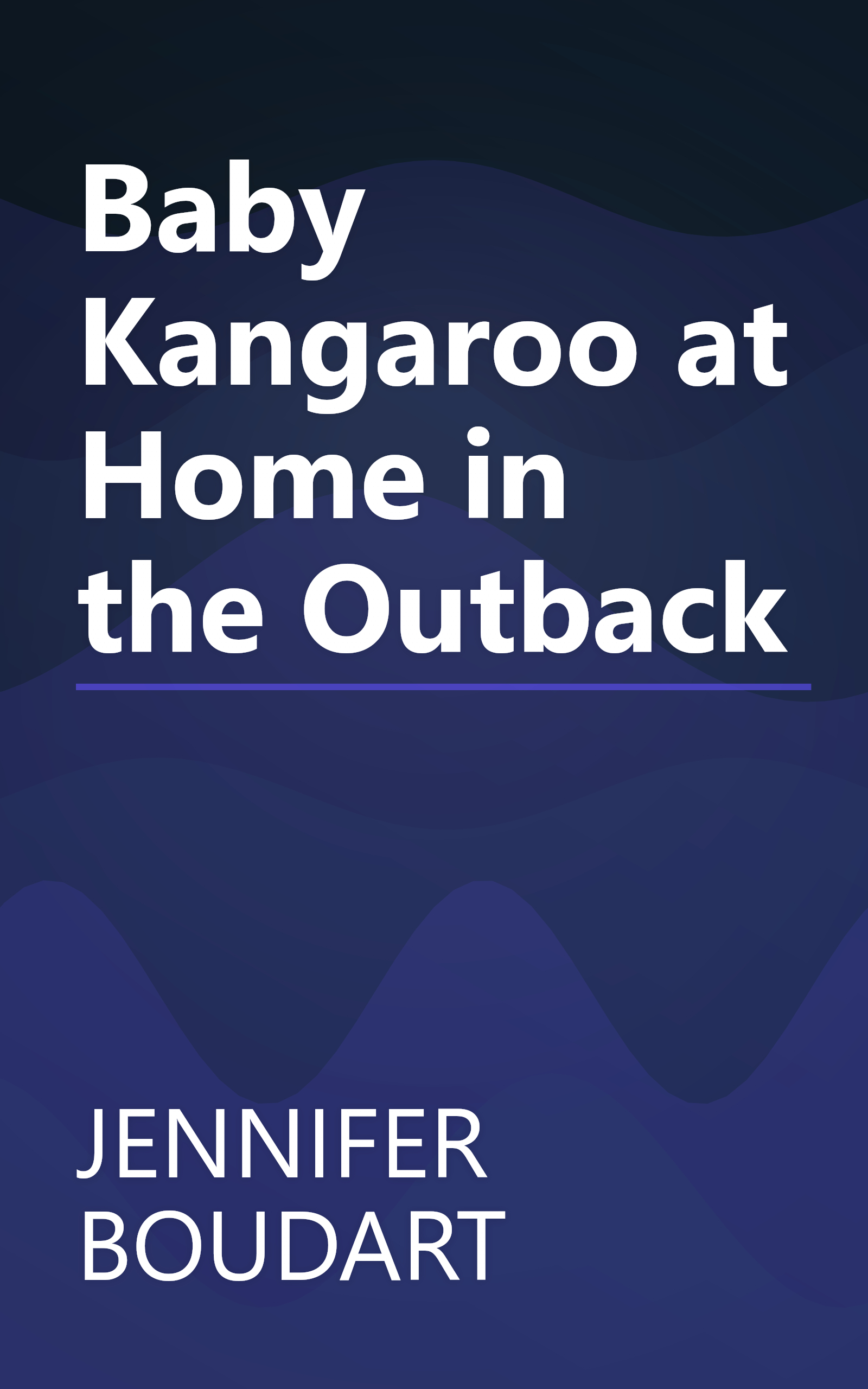 Baby Kangaroo at Home in the Outback book cover