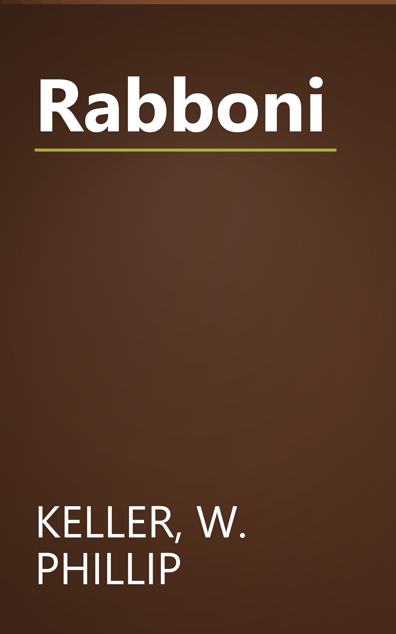 Rabboni book cover