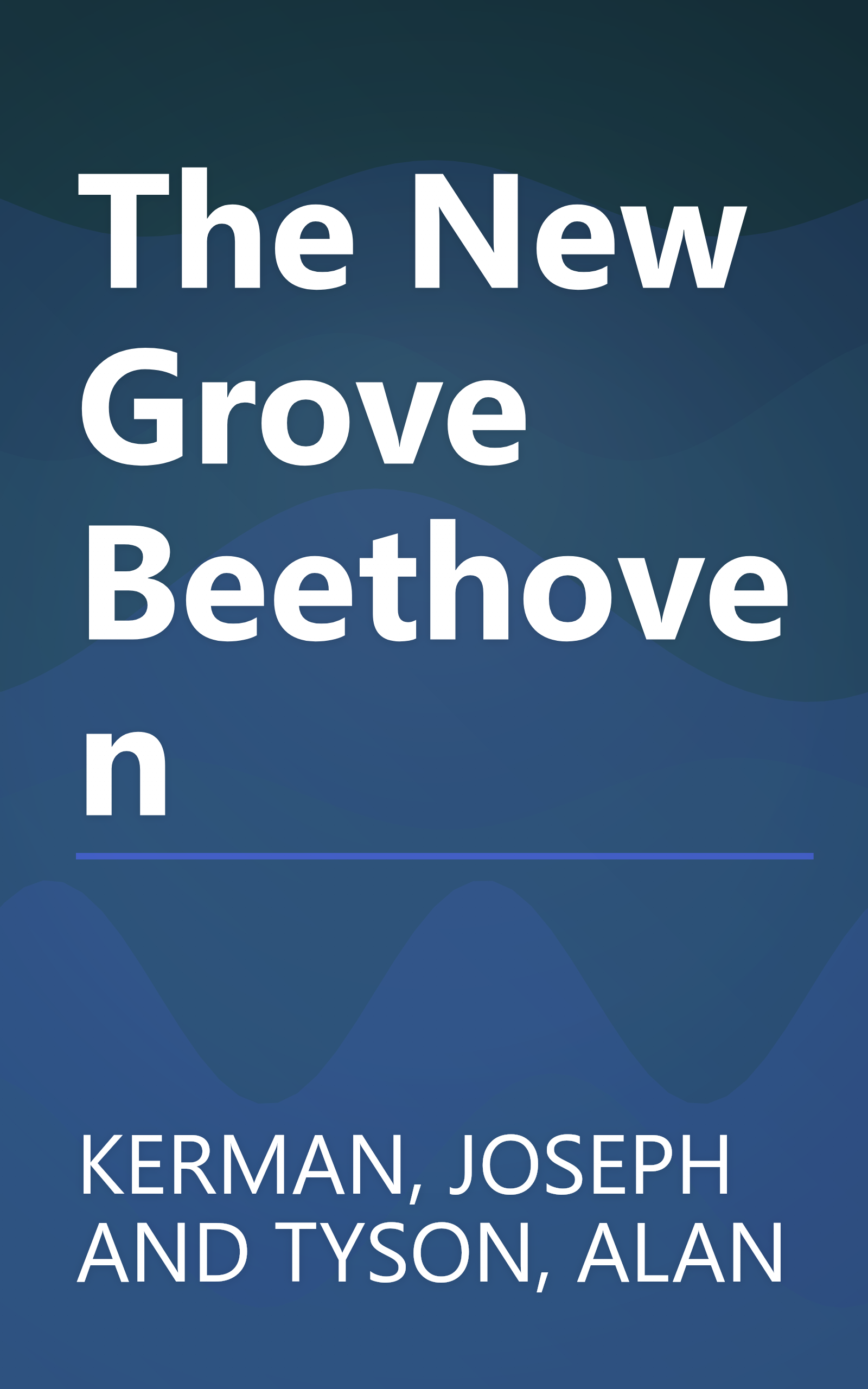 The New Grove Beethoven book cover