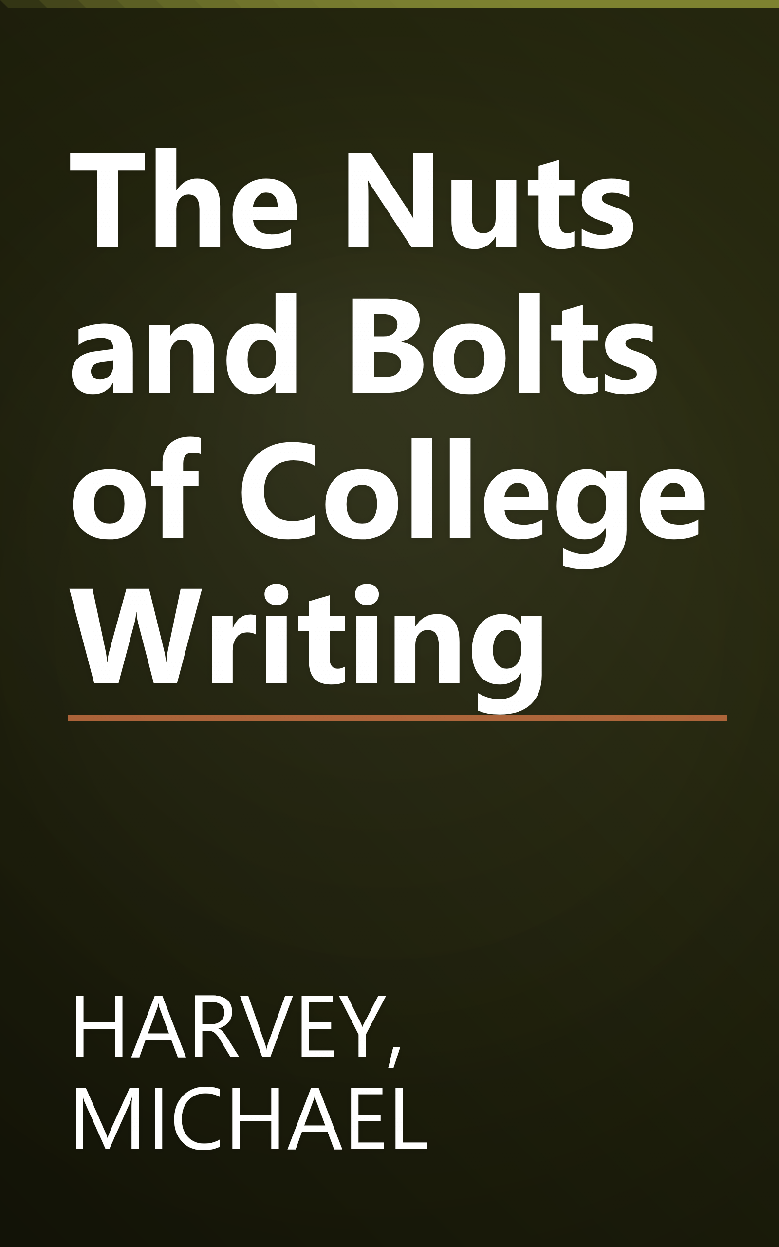 The Nuts and Bolts of College Writing book cover