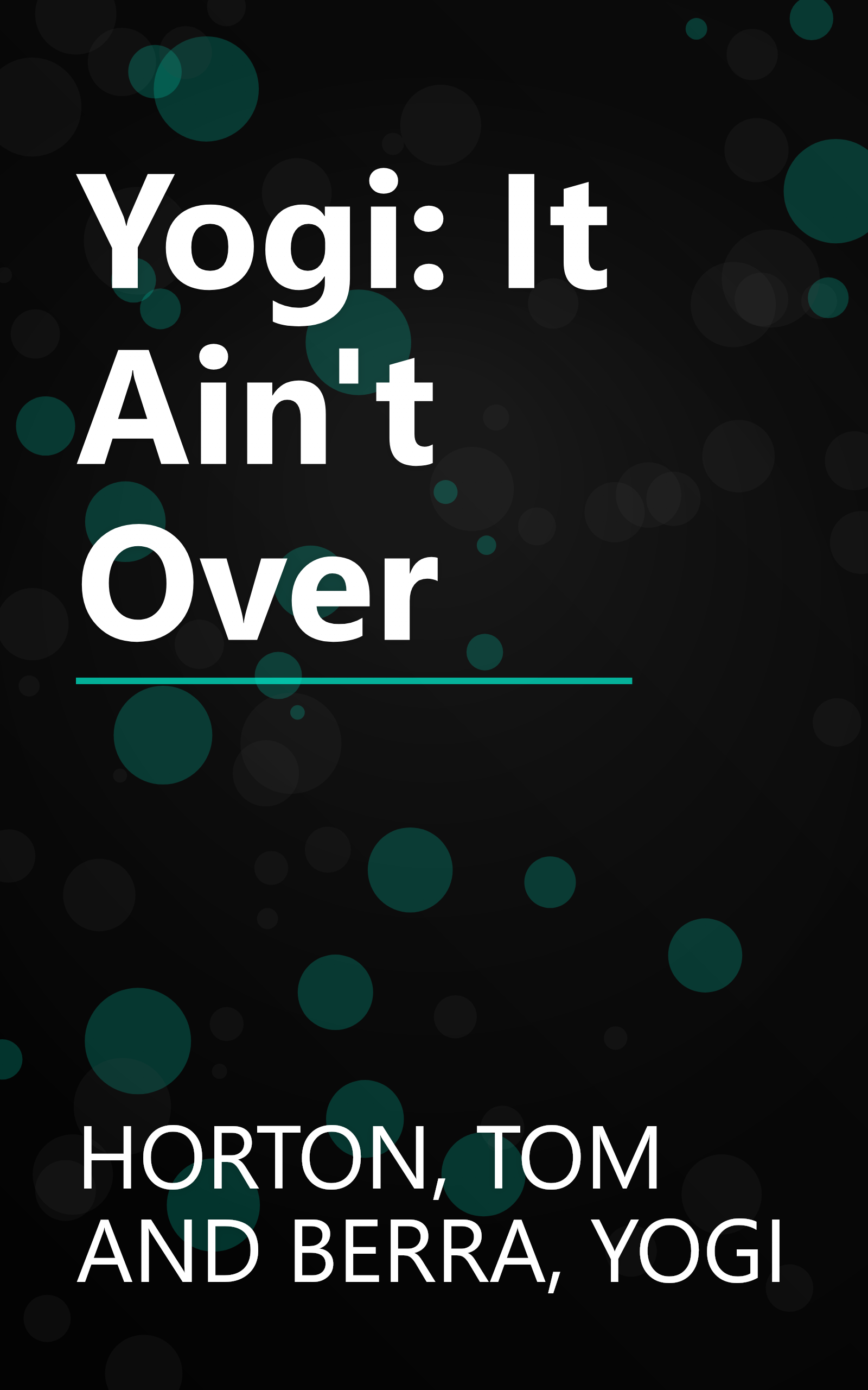 Yogi: It Ain't Over book cover