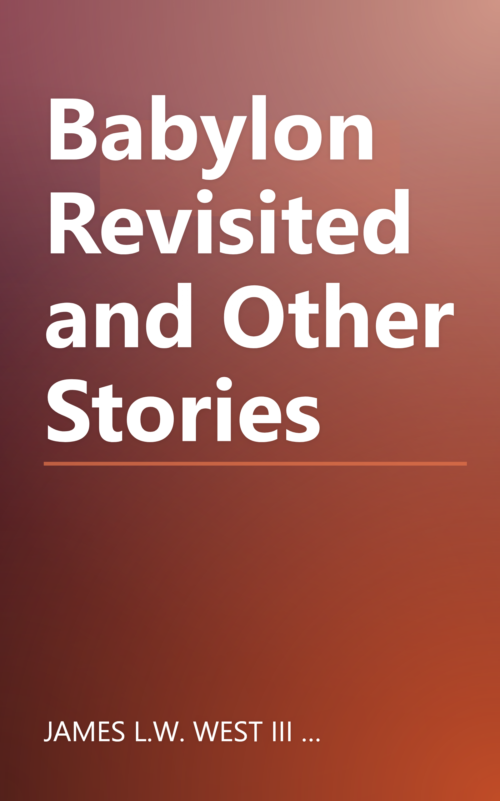 Babylon Revisited and Other Stories book cover