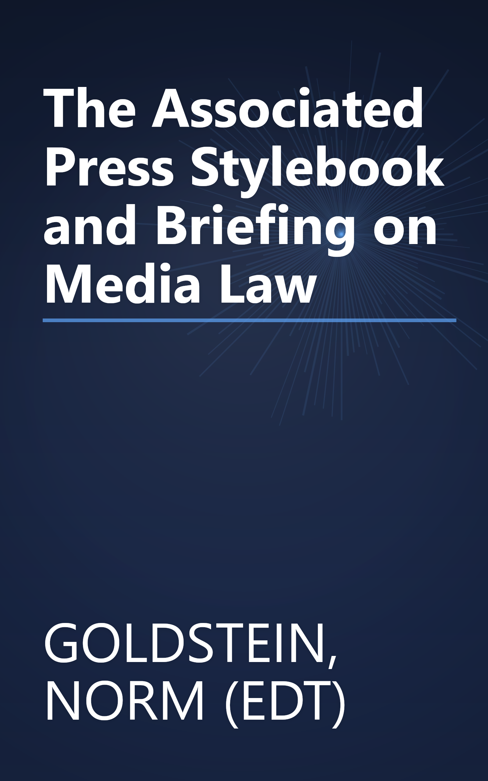 The Associated Press Stylebook and Briefing on Media Law book cover
