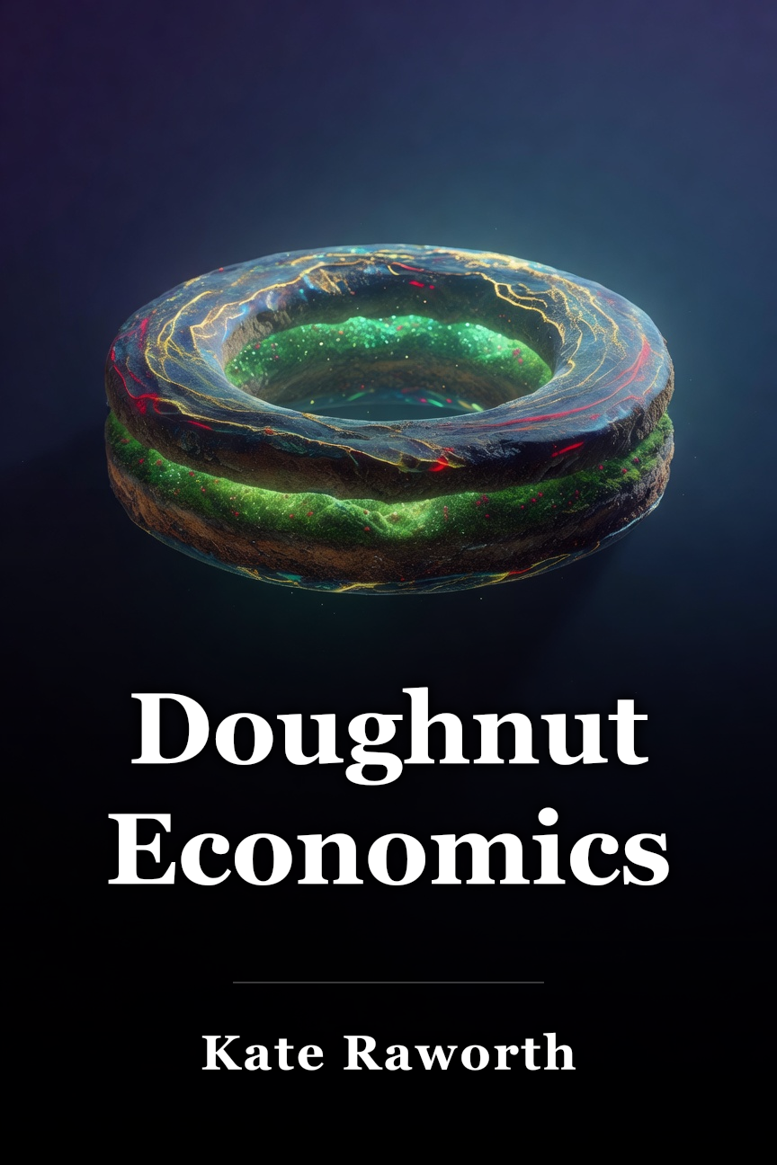 Doughnut Economics book cover