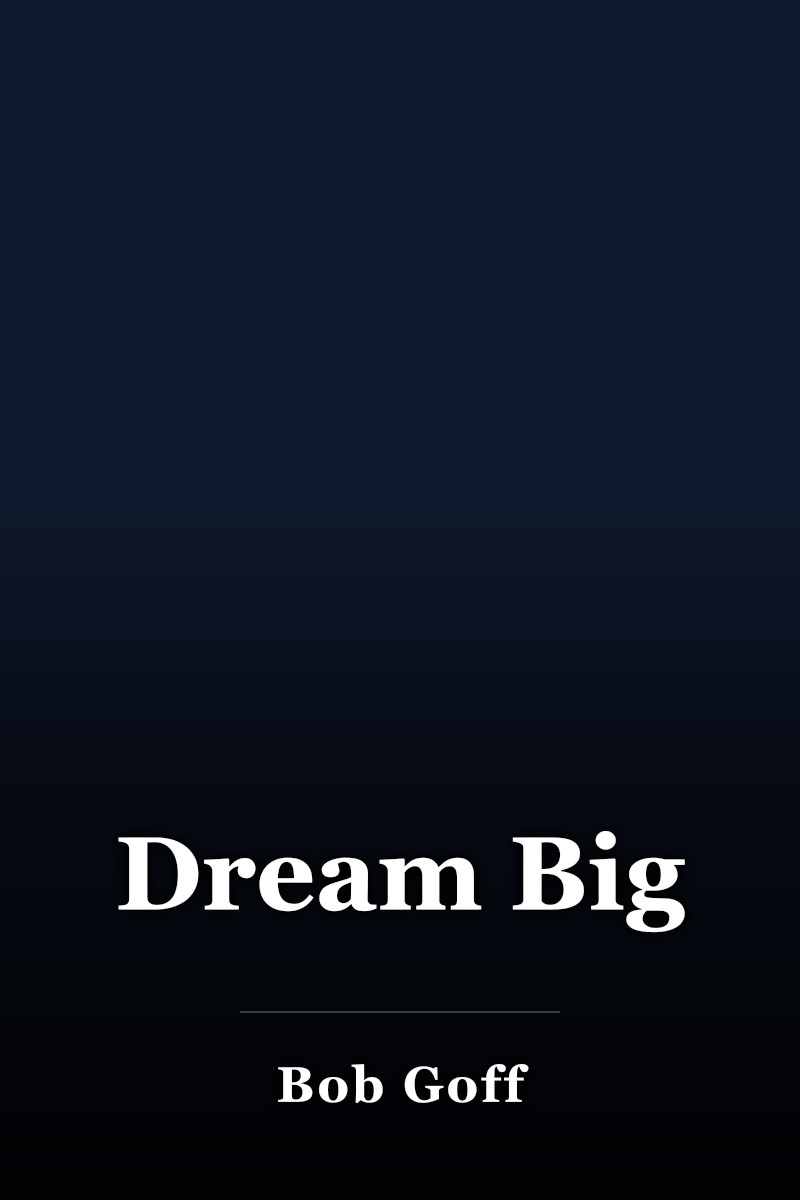 Dream Big book cover