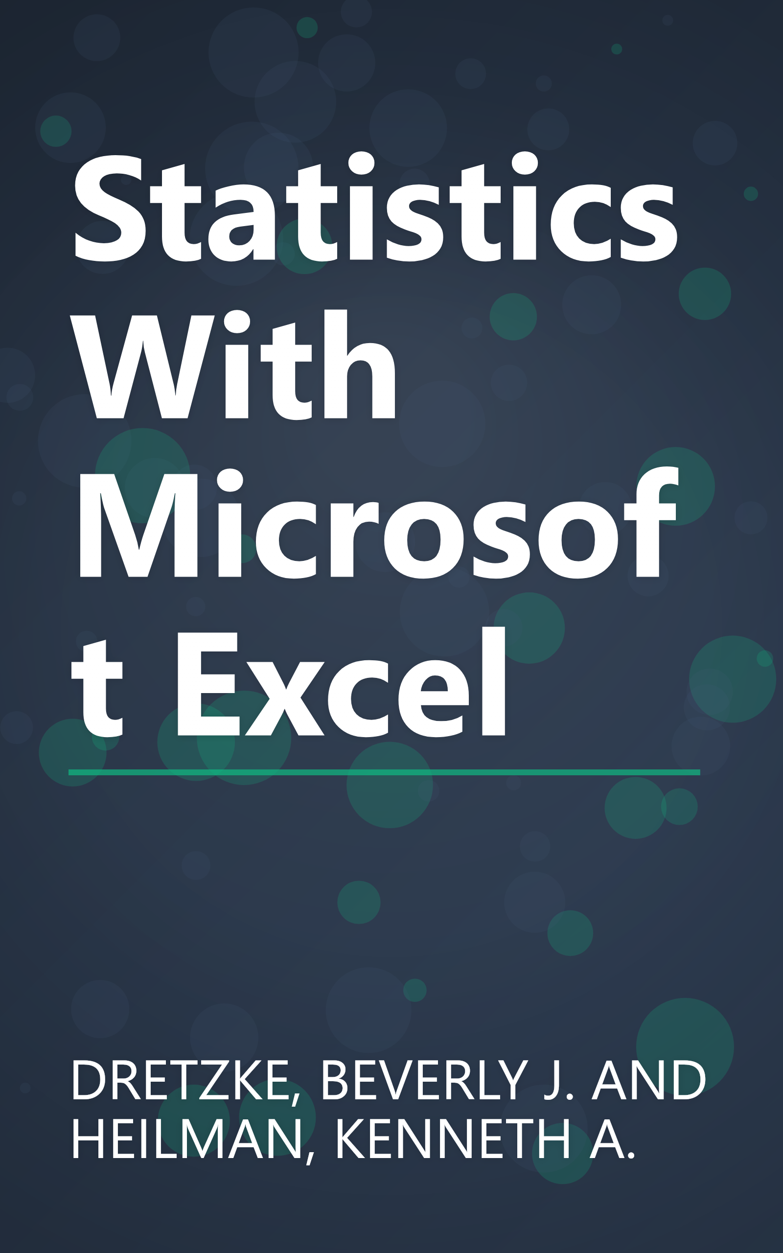 Statistics With Microsoft Excel book cover