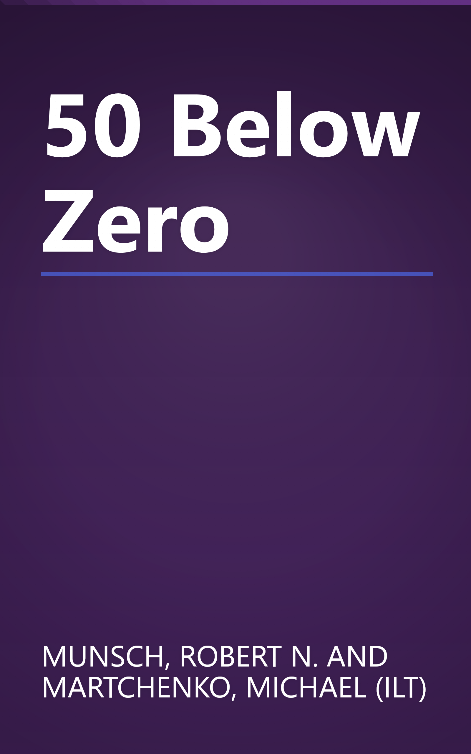 50 Below Zero book cover