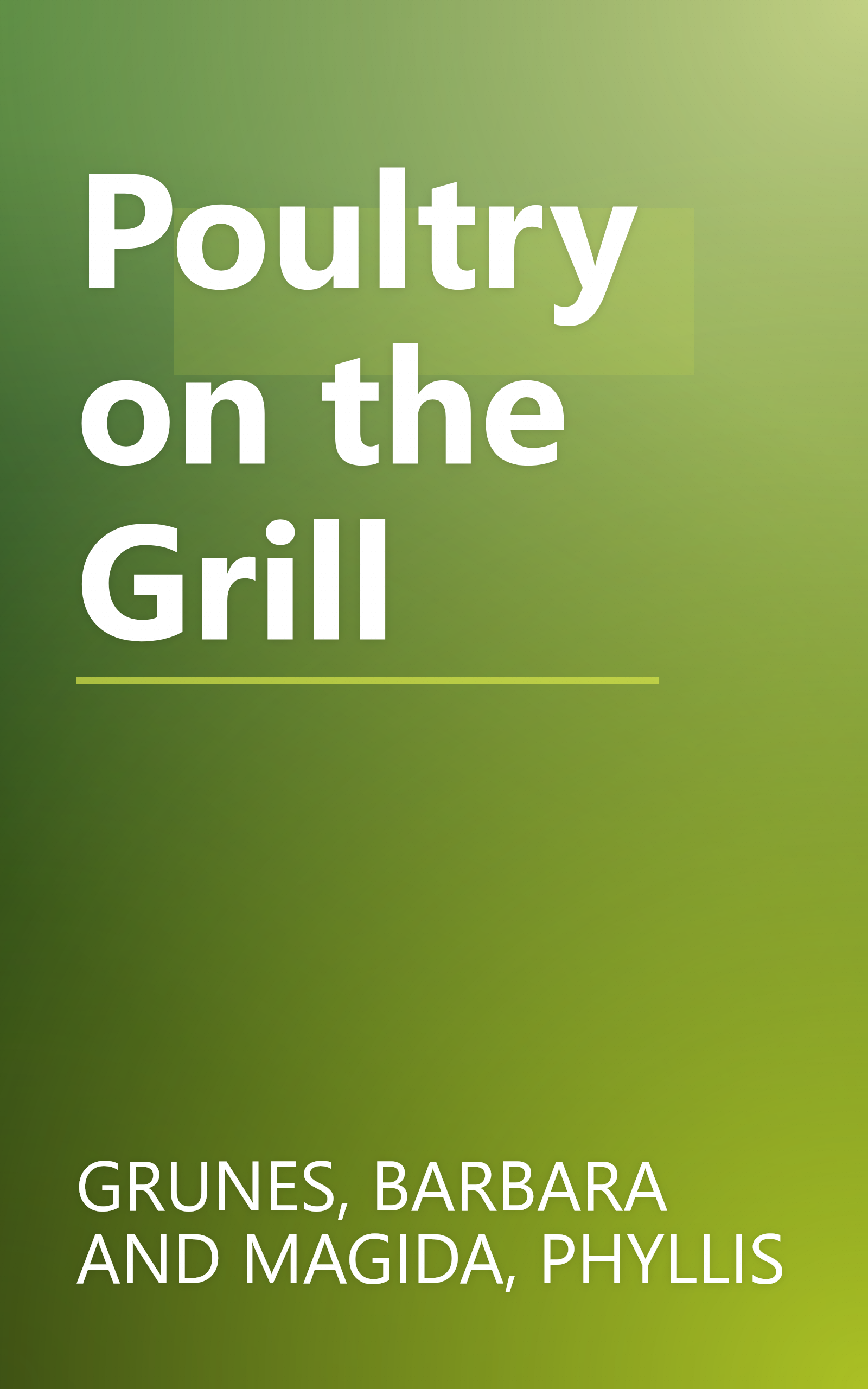 Poultry on the Grill book cover