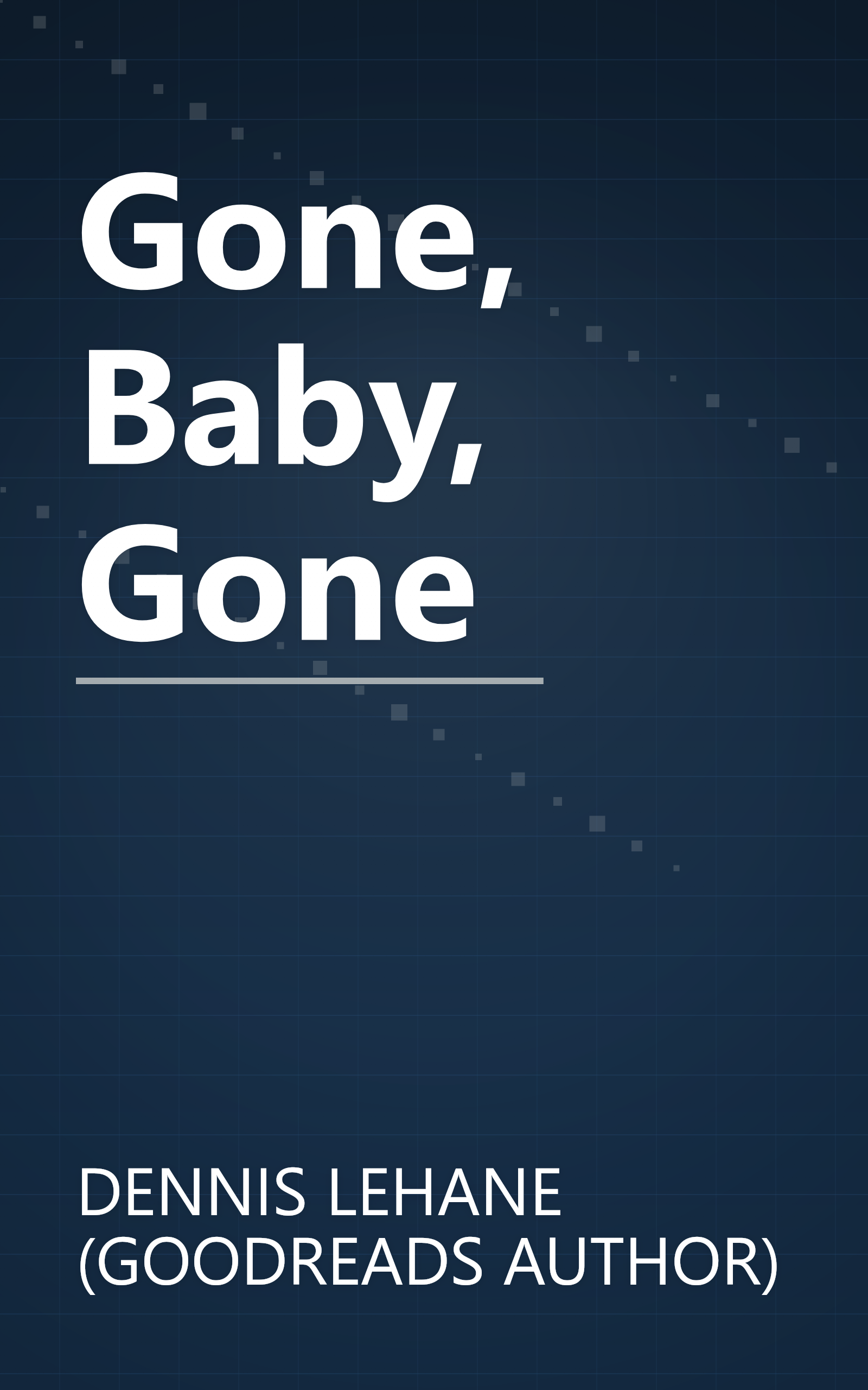 Gone, Baby, Gone book cover