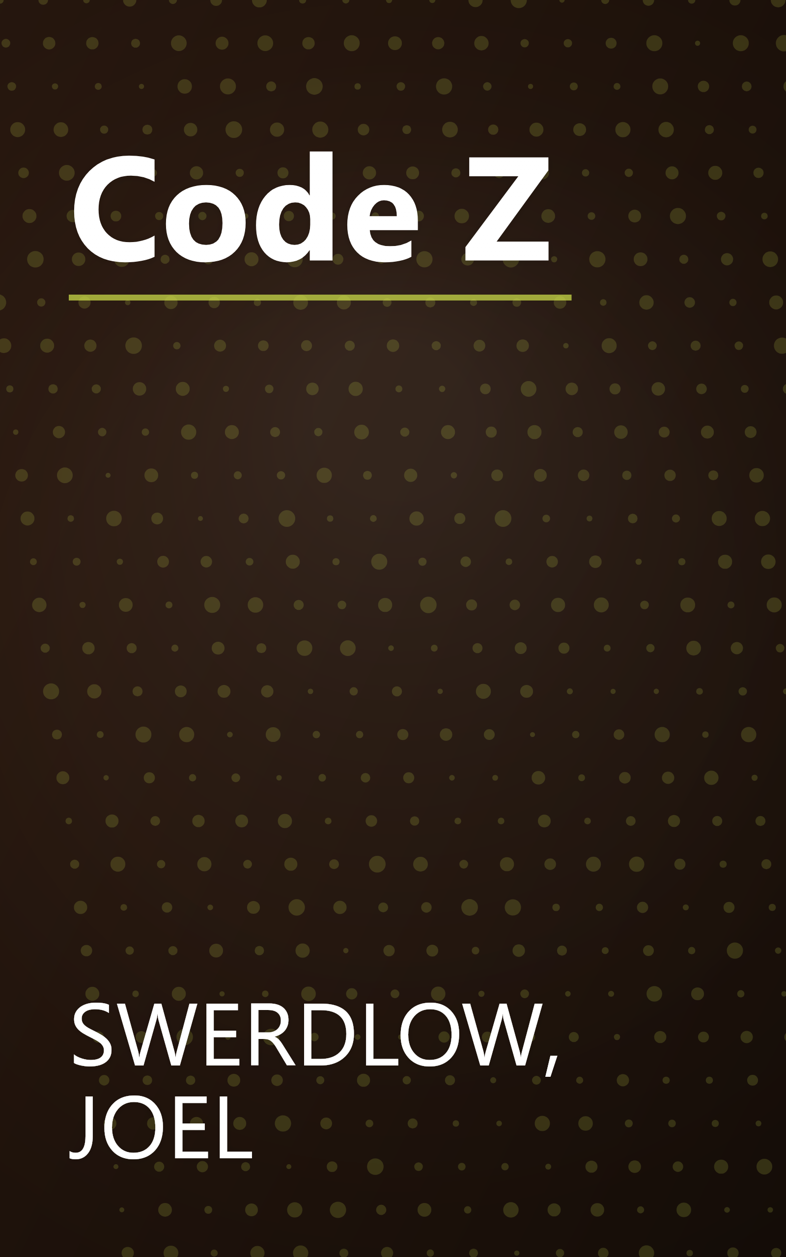 Code Z book cover