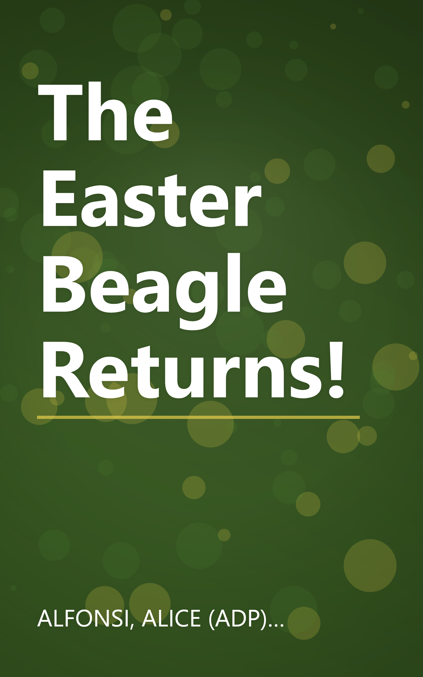The Easter Beagle Returns! book cover