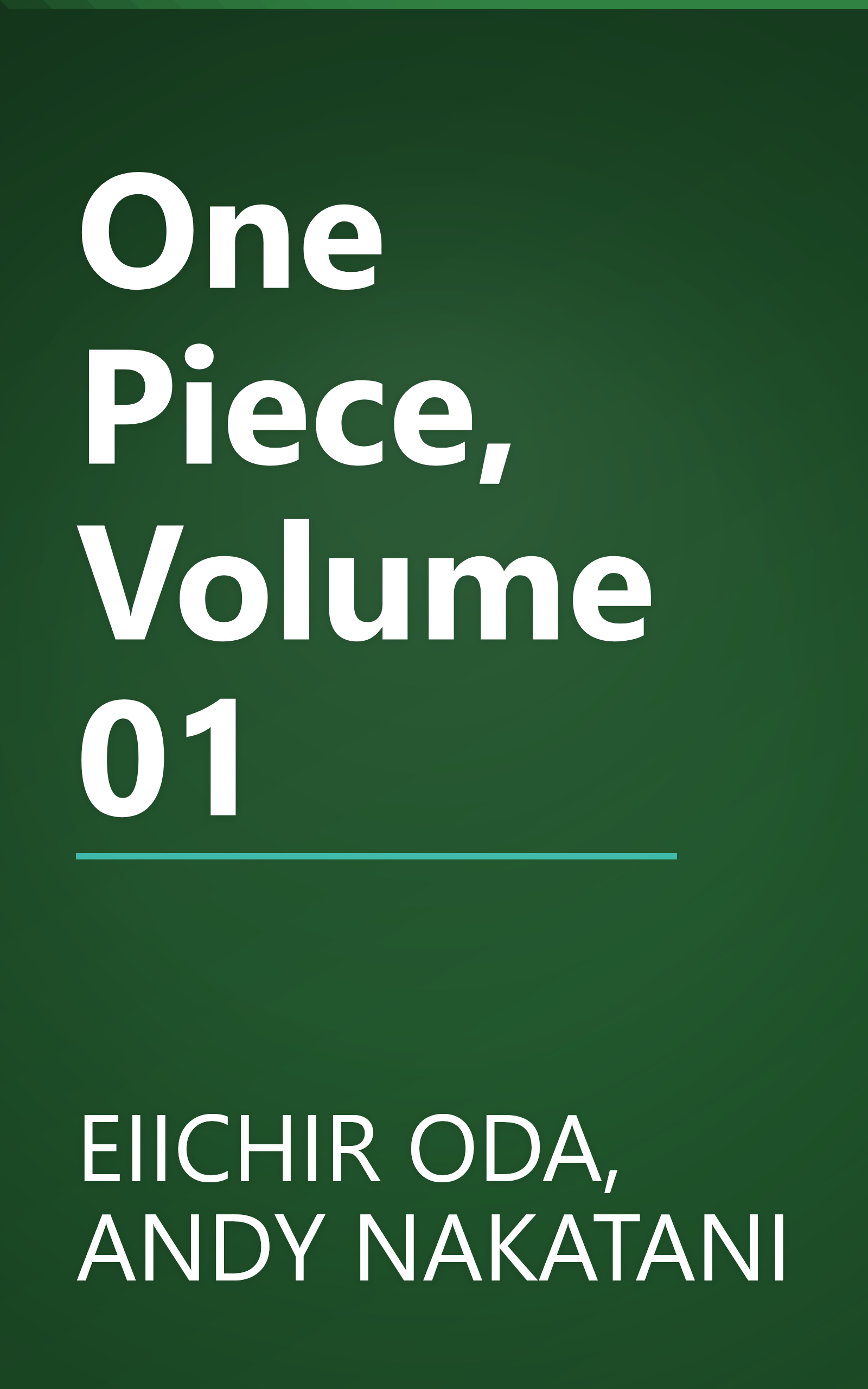 One Piece, Volume 01 book cover