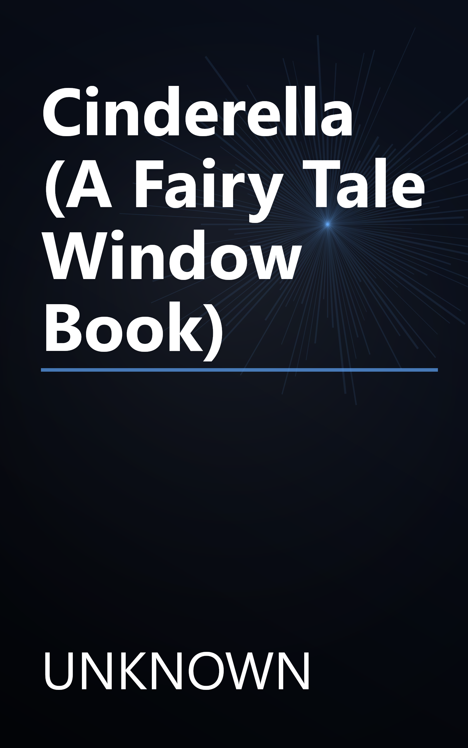 Cinderella (A Fairy Tale Window Book) book cover