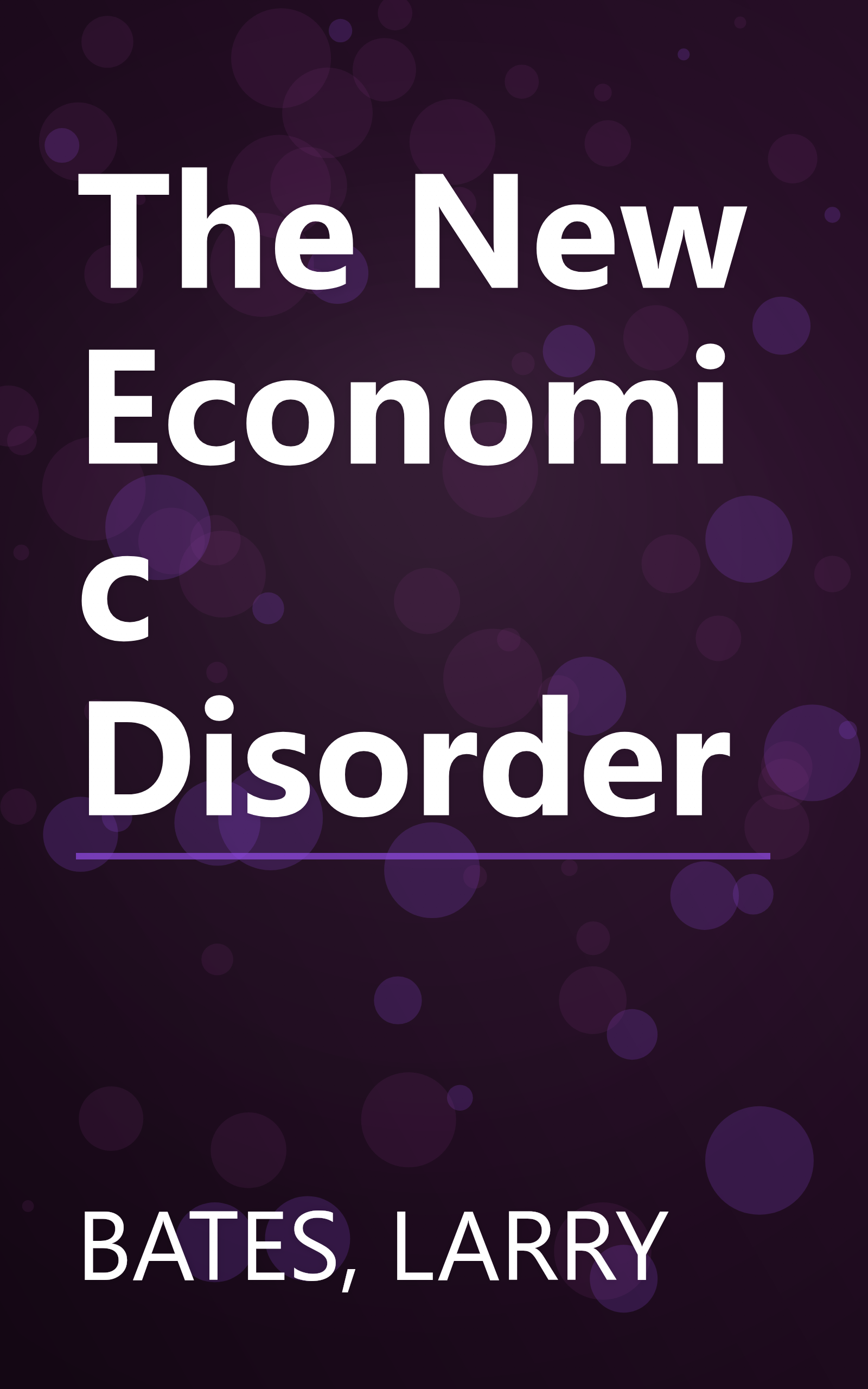 The New Economic Disorder book cover