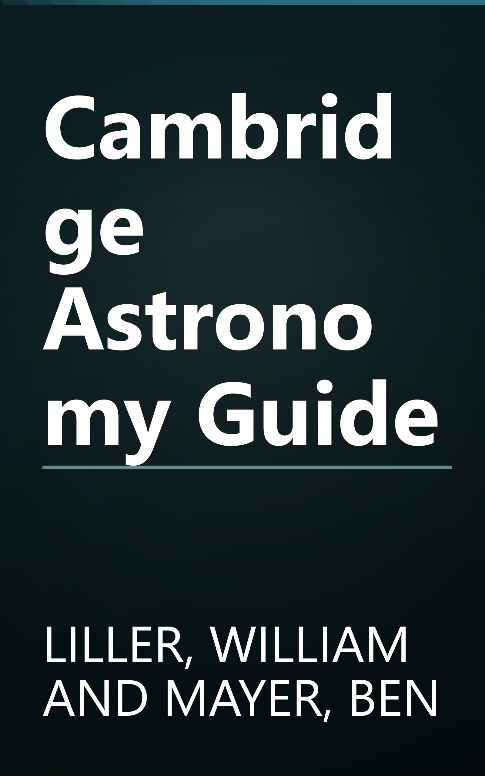 Cambridge Astronomy Guide book cover