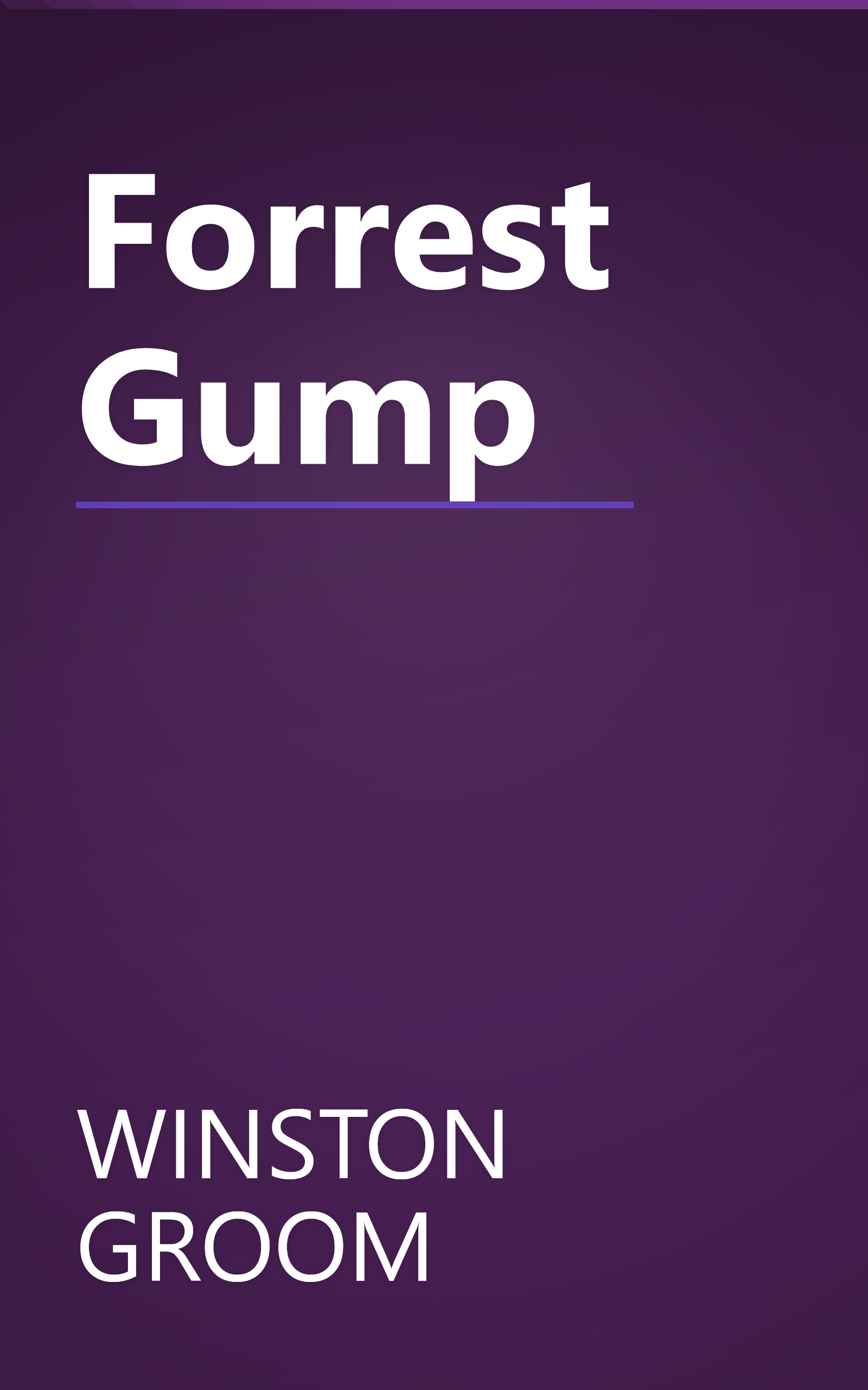 Forrest Gump book cover