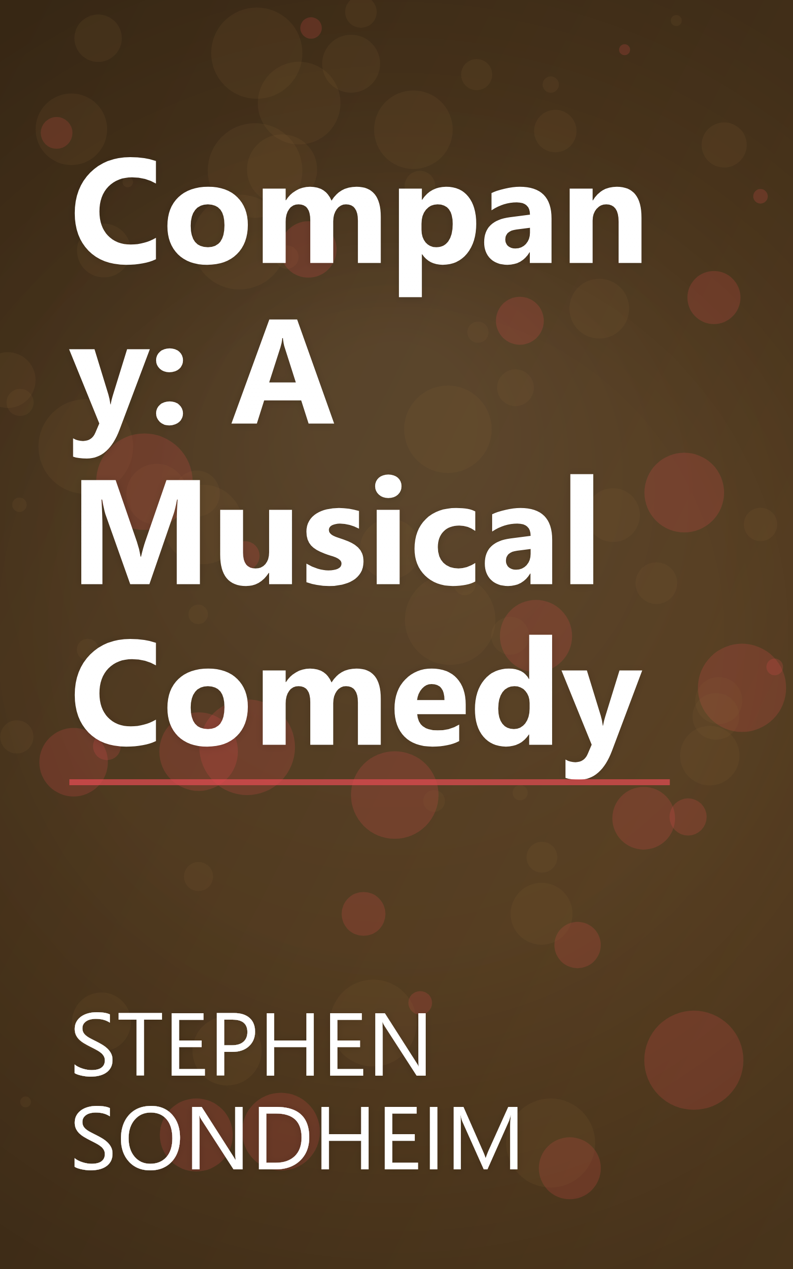 Company: A Musical Comedy book cover