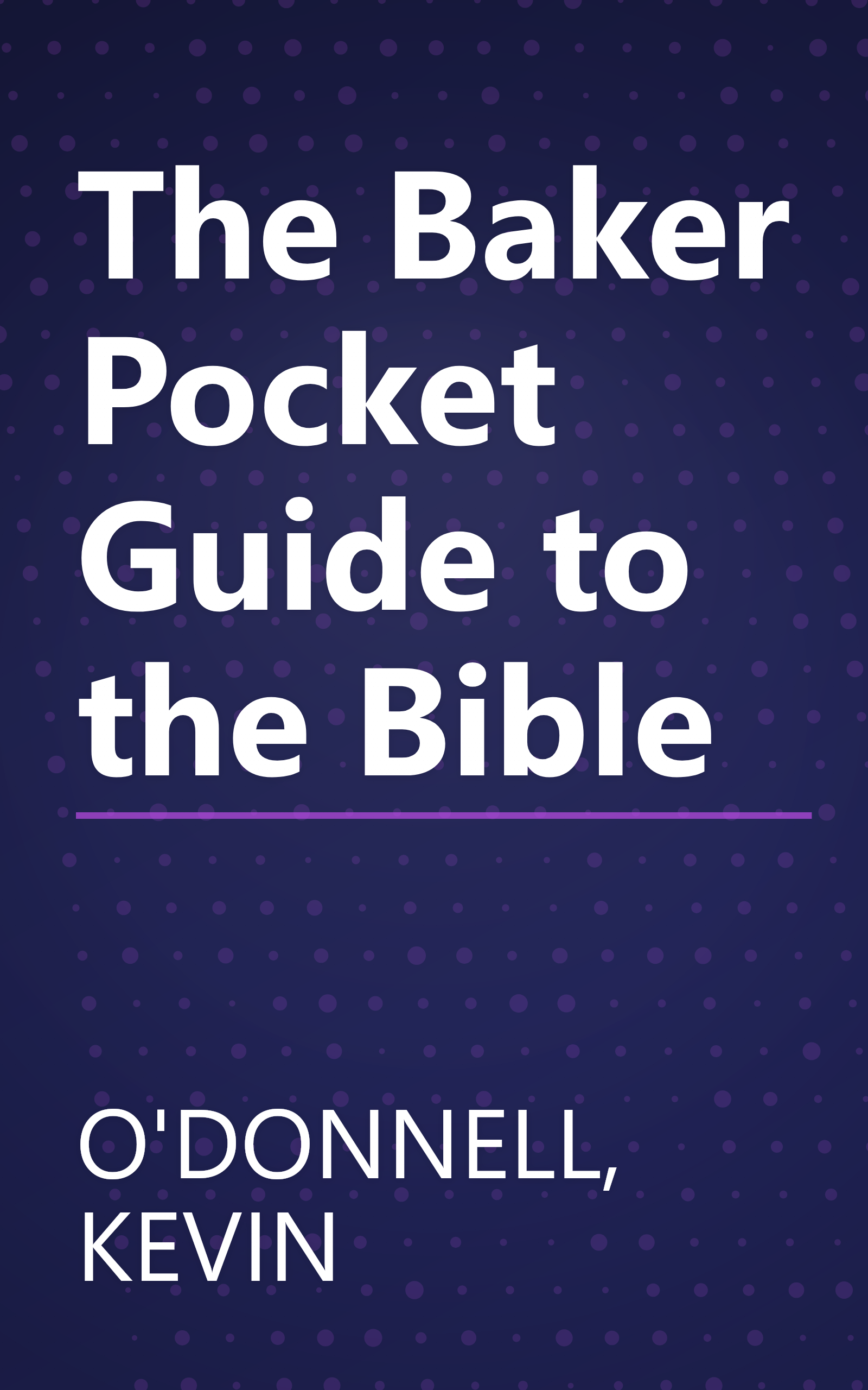 The Baker Pocket Guide to the Bible book cover