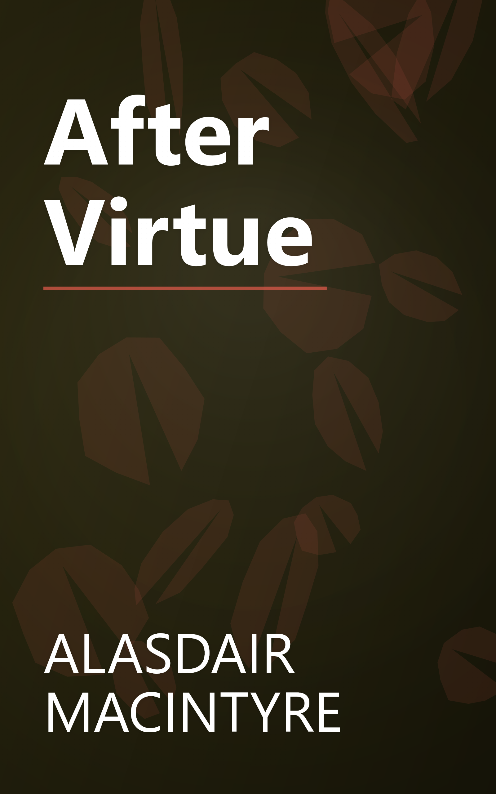 After Virtue book cover