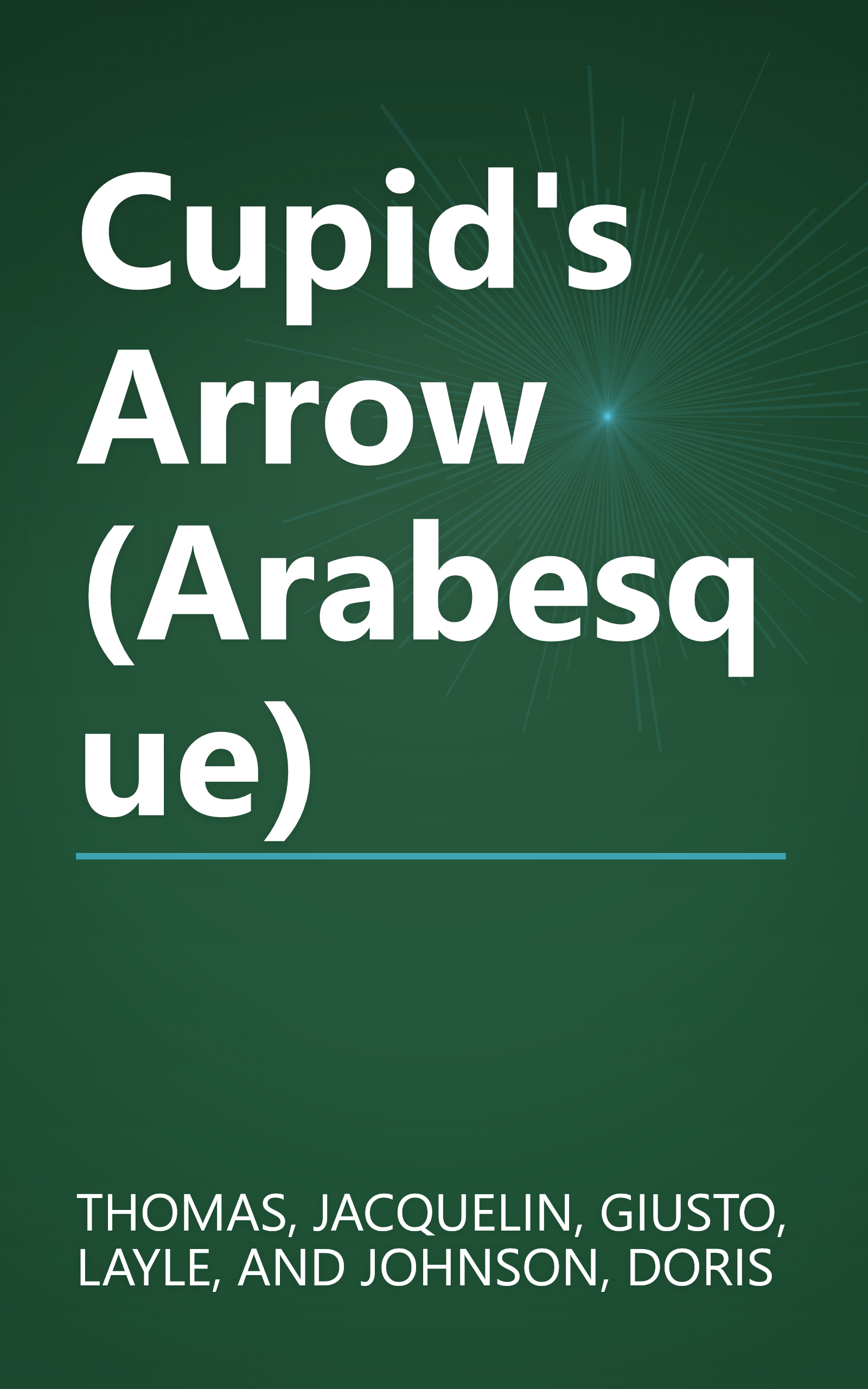 Cupid's Arrow (Arabesque) book cover