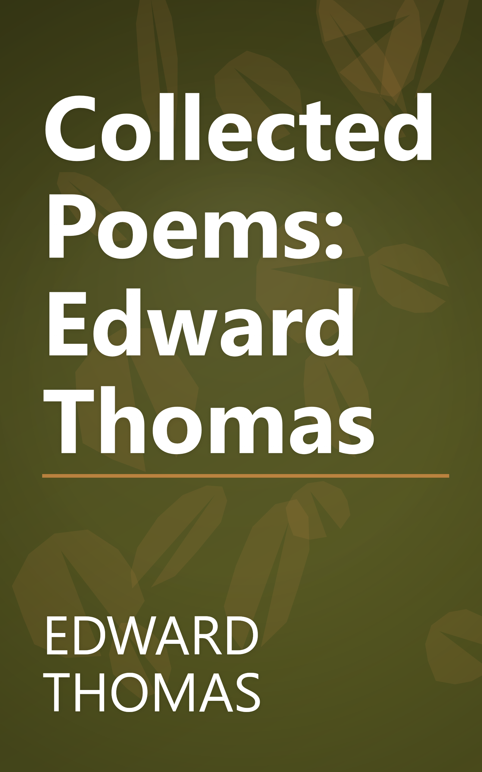 Collected Poems: Edward Thomas book cover