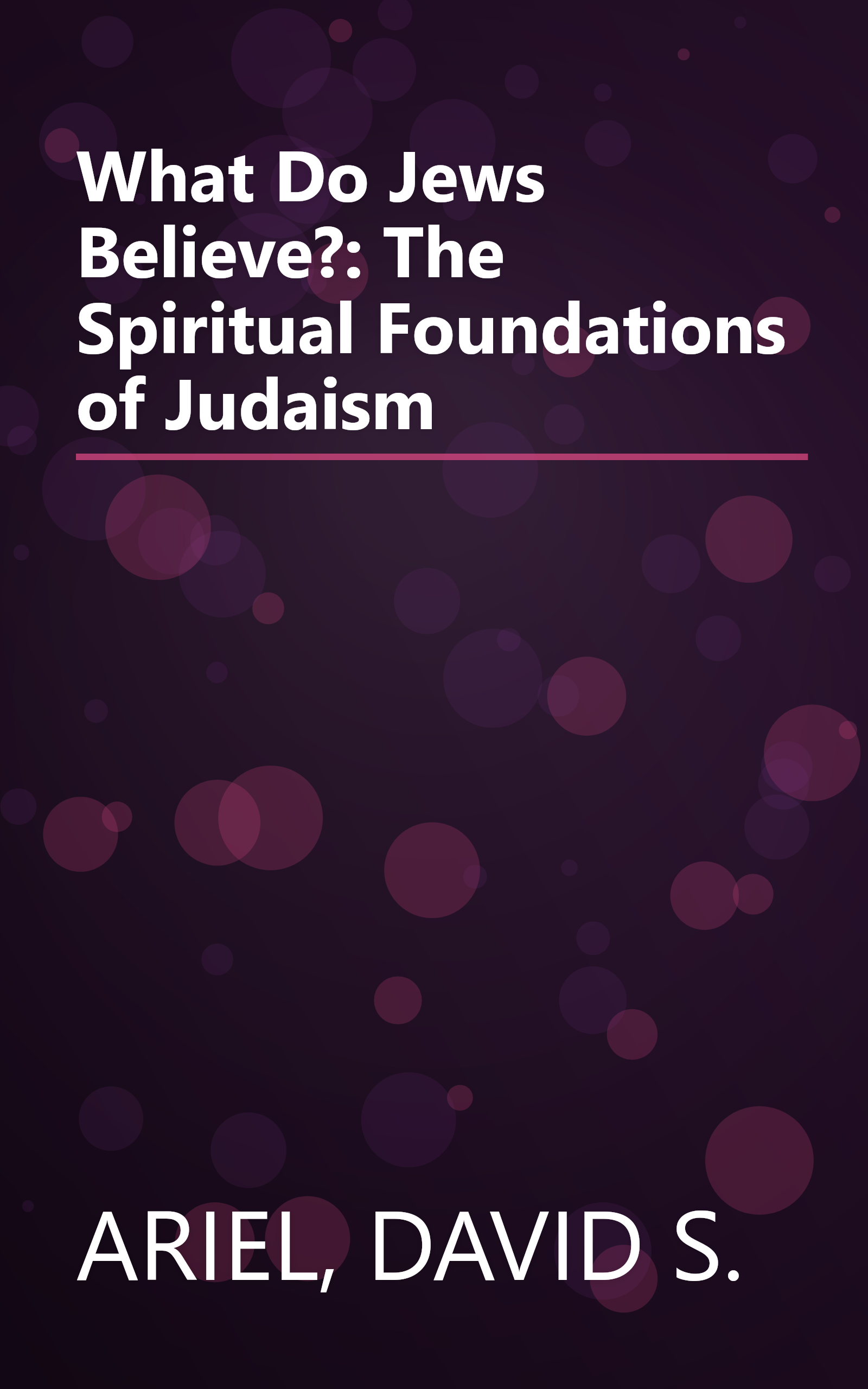 What Do Jews Believe?: The Spiritual Foundations of Judaism book cover
