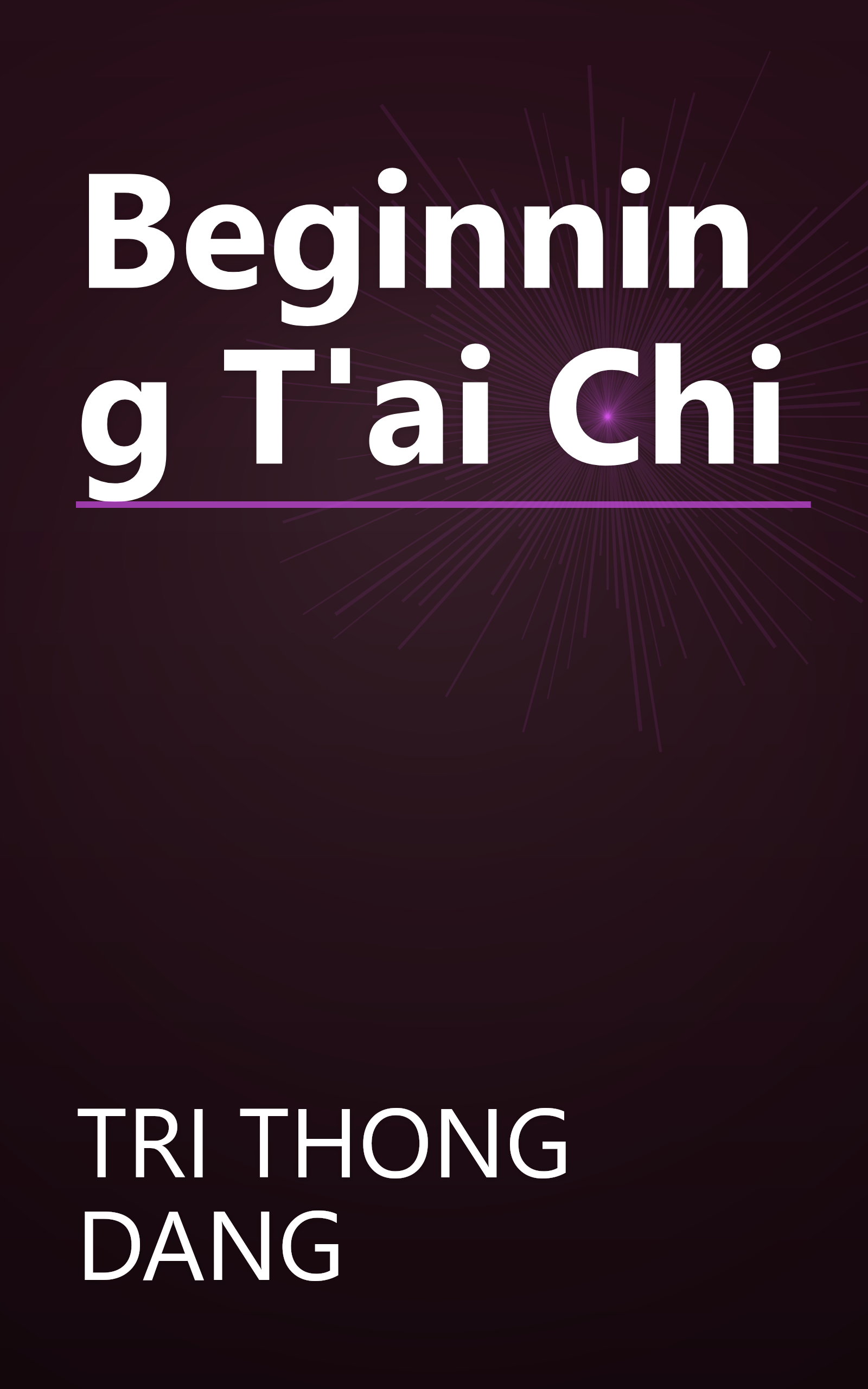 Beginning T'ai Chi book cover