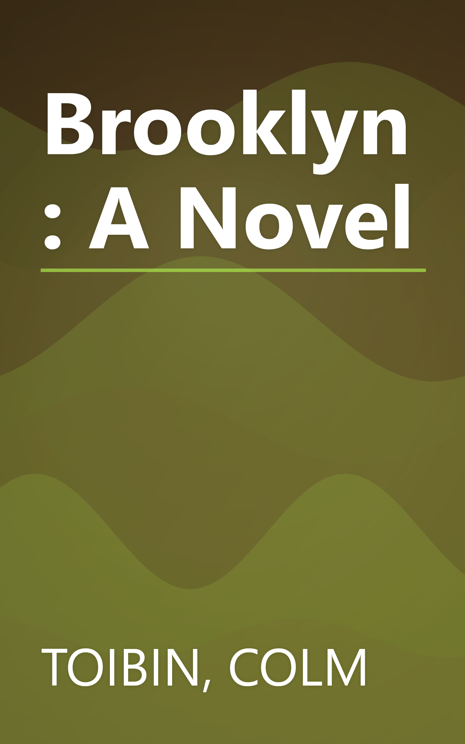 Brooklyn: A Novel book cover