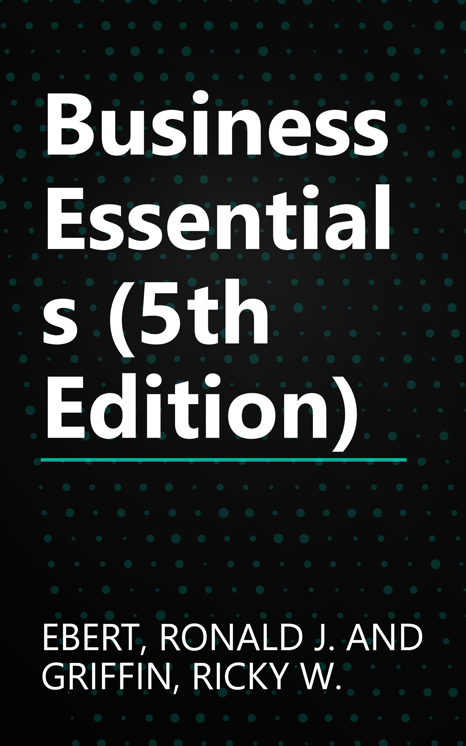 Business Essentials (5th Edition) book cover