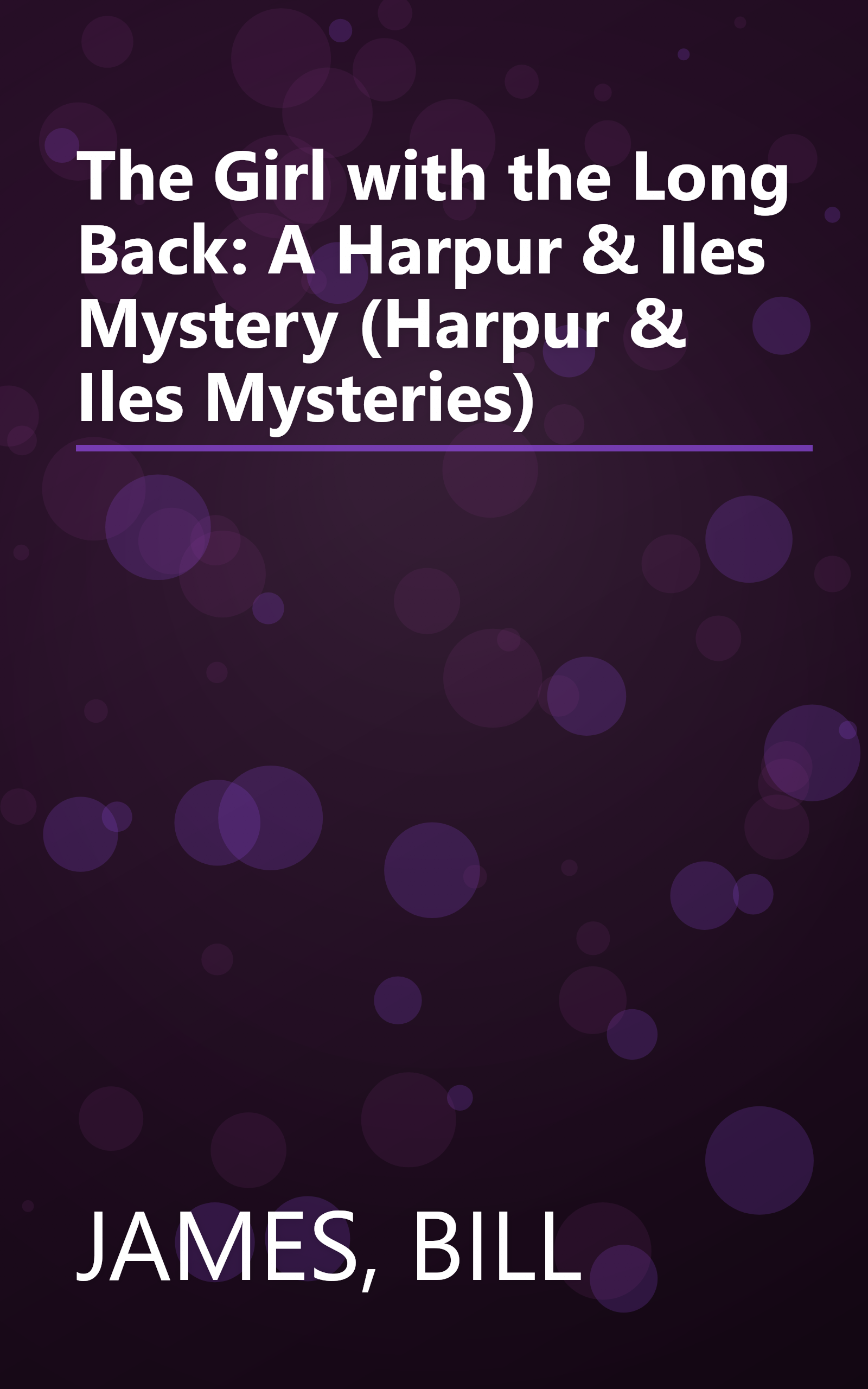 The Girl with the Long Back: A Harpur & Iles Mystery (Harpur & Iles Mysteries) book cover