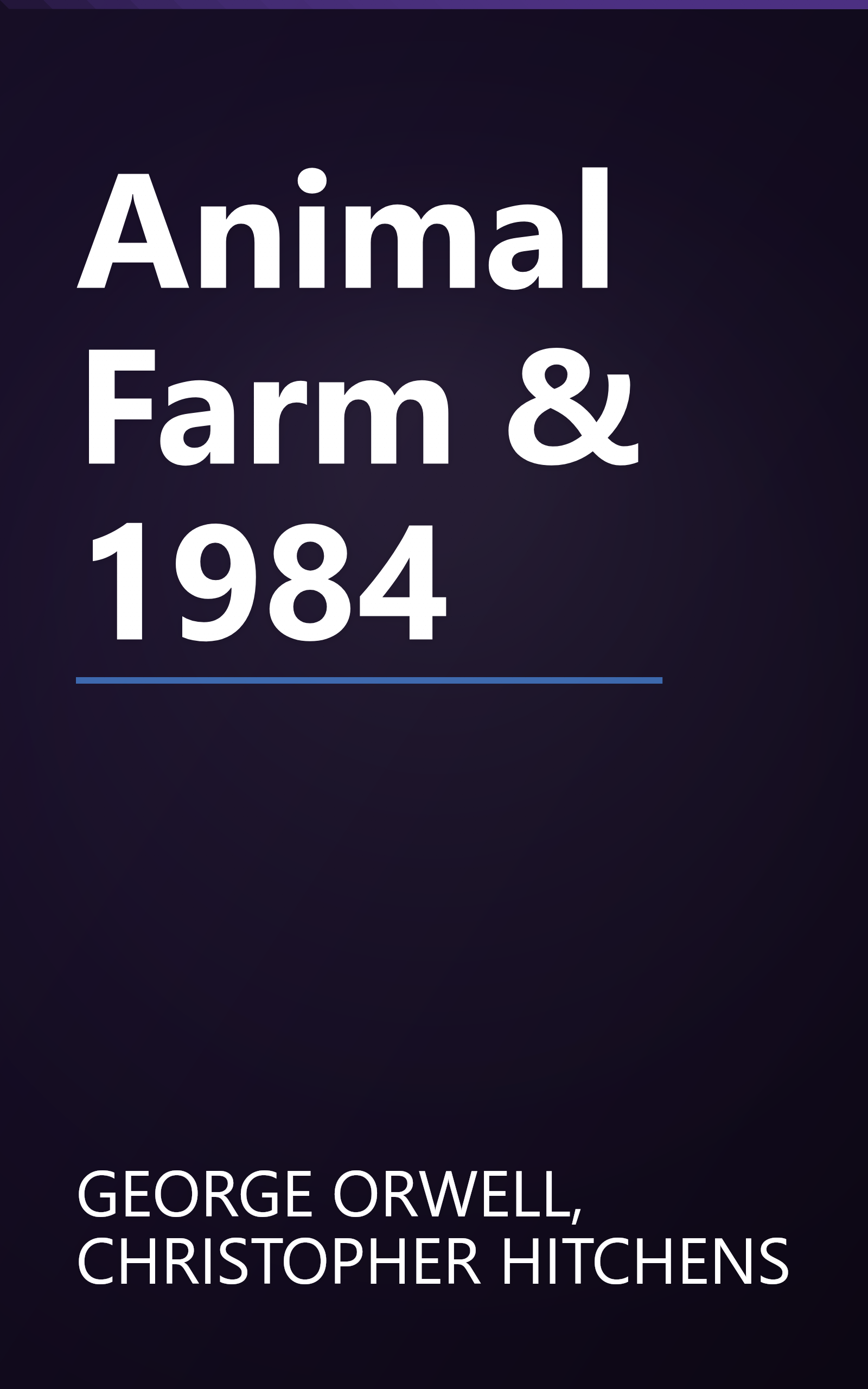 Animal Farm & 1984 book cover
