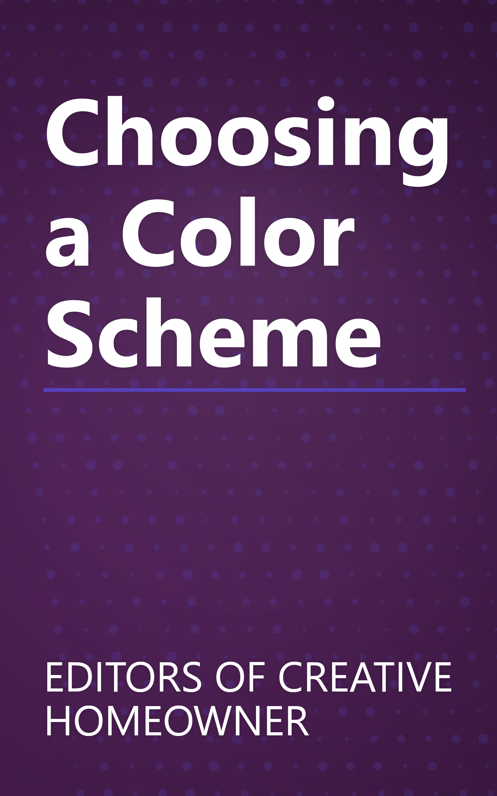 Choosing a Color Scheme book cover