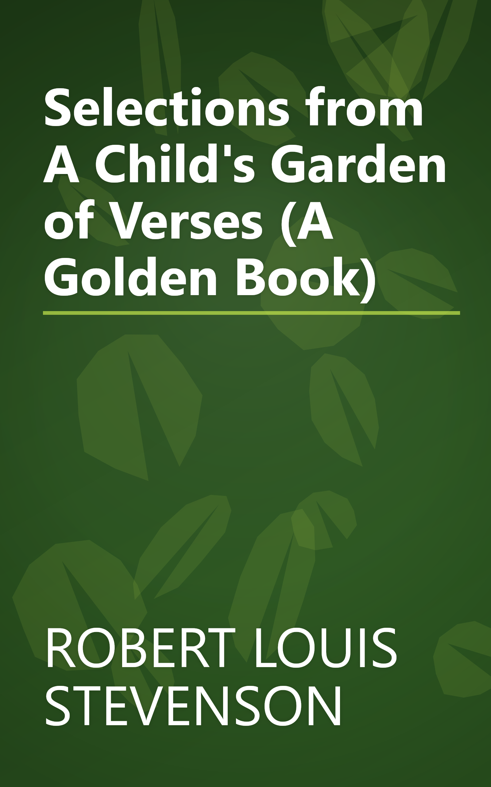 Selections from A Child's Garden of Verses (A Golden Book) book cover